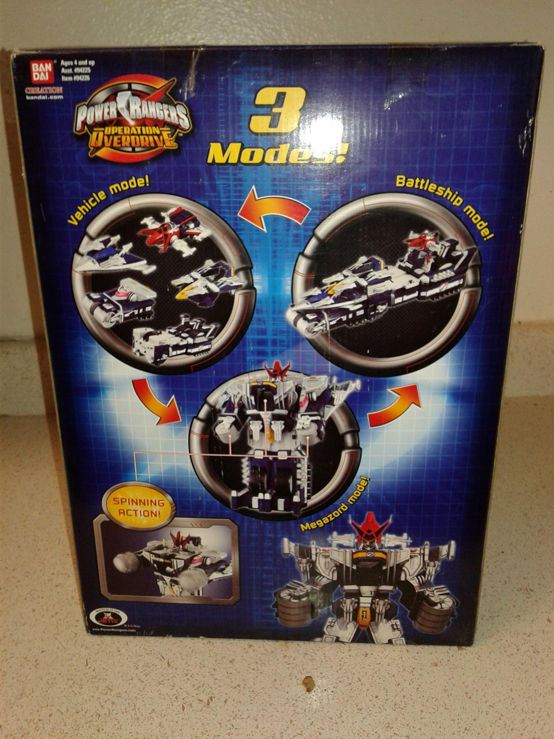 Power Rangers Operation Overdrive Battlefleet Megazord DriveMax