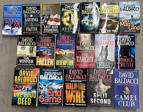David Baldacci Paperback Thriller Collection 18 Book Set: David ...