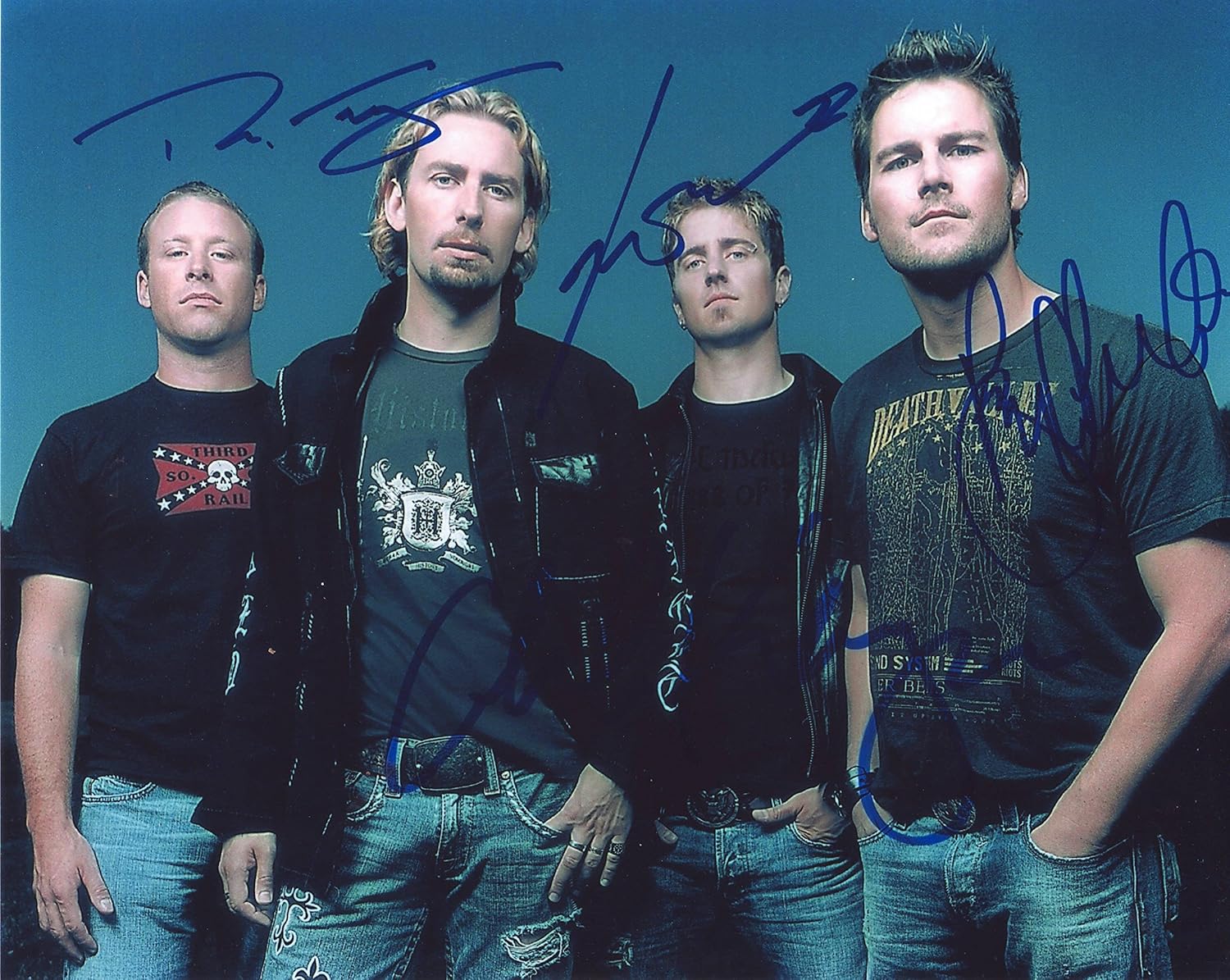 Amazon.com: Nickelback Autograph Signed 8 x 10 Photo: Photographs