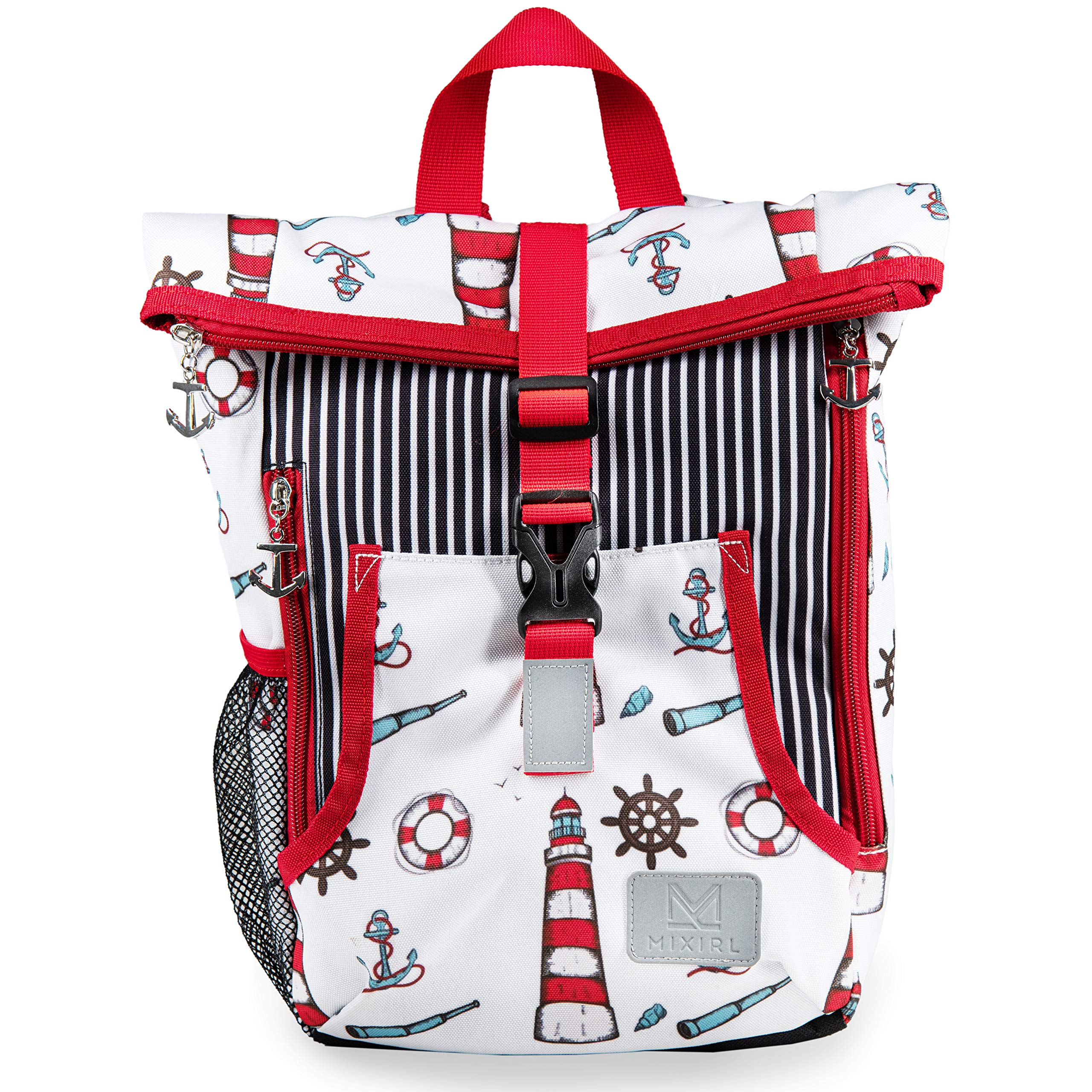 MIXIRL® Lässiger Rolltop Kindergartenrucksack für Jungen & Mädchen | 3 ...