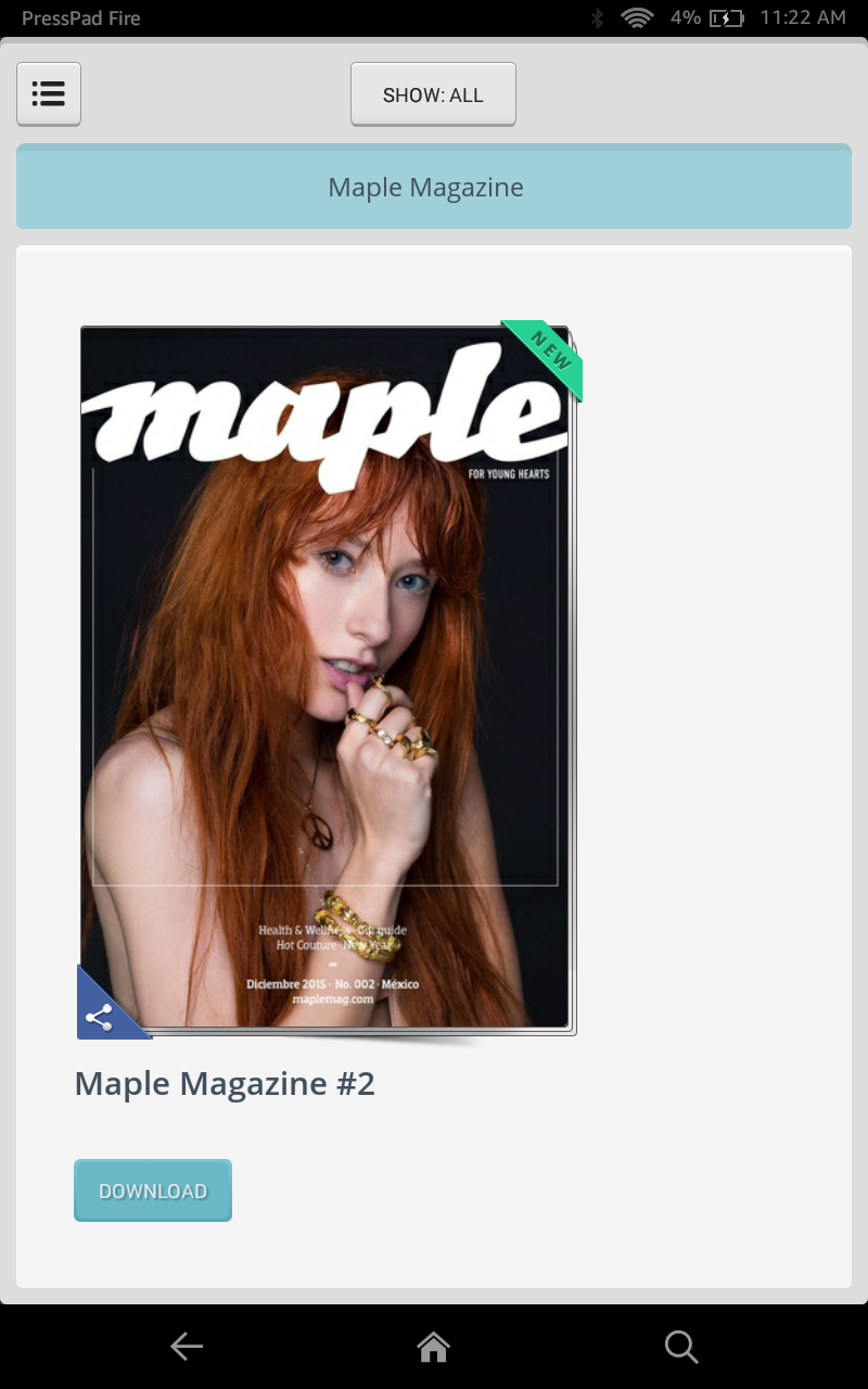 Maple Magazine - App on Amazon Appstore