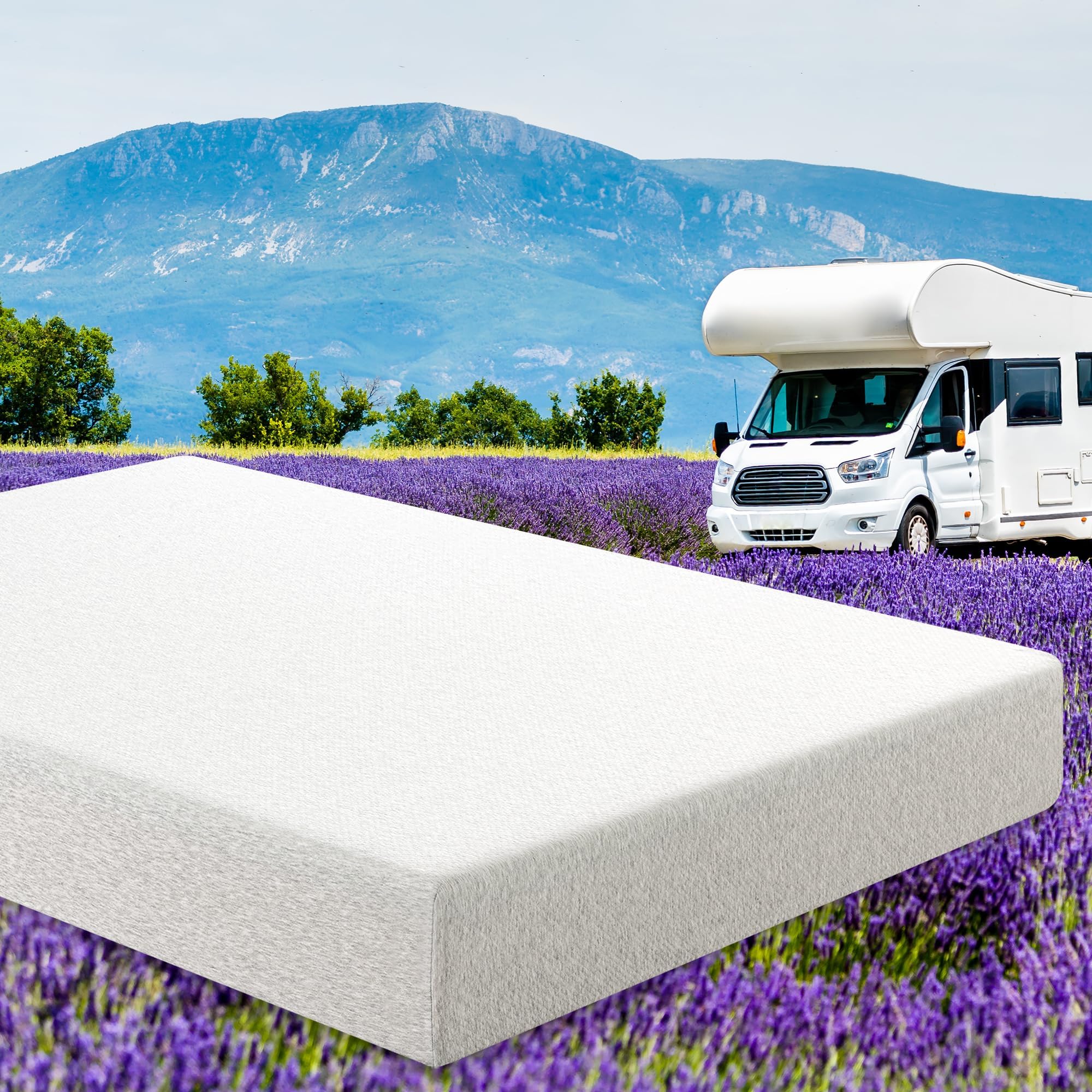 Zinus Matelas court pour grand lit – Matelas hybride à ressorts en ...
