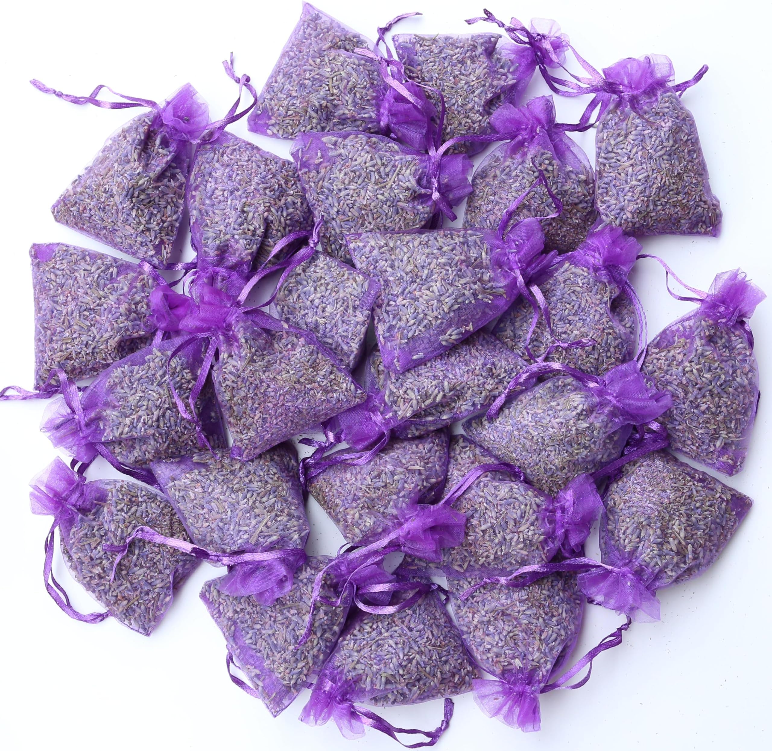 Amazon.com: 36 Pack Lavender sachets 100% Natural Dried Lavender Buds ...