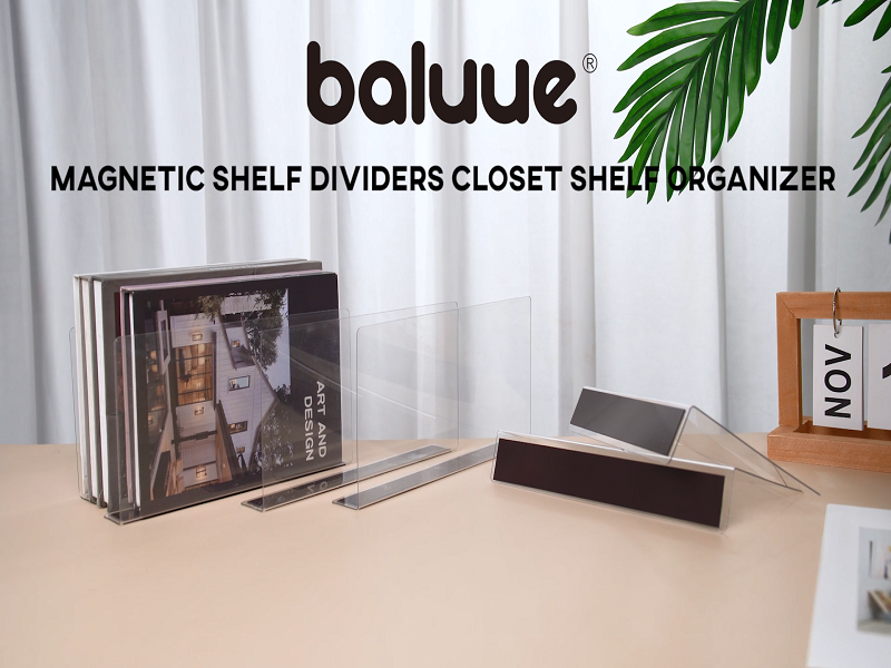 Shelf Dividers Clear Plastic - L Shape Separator Clapboard Cabinet Dividers