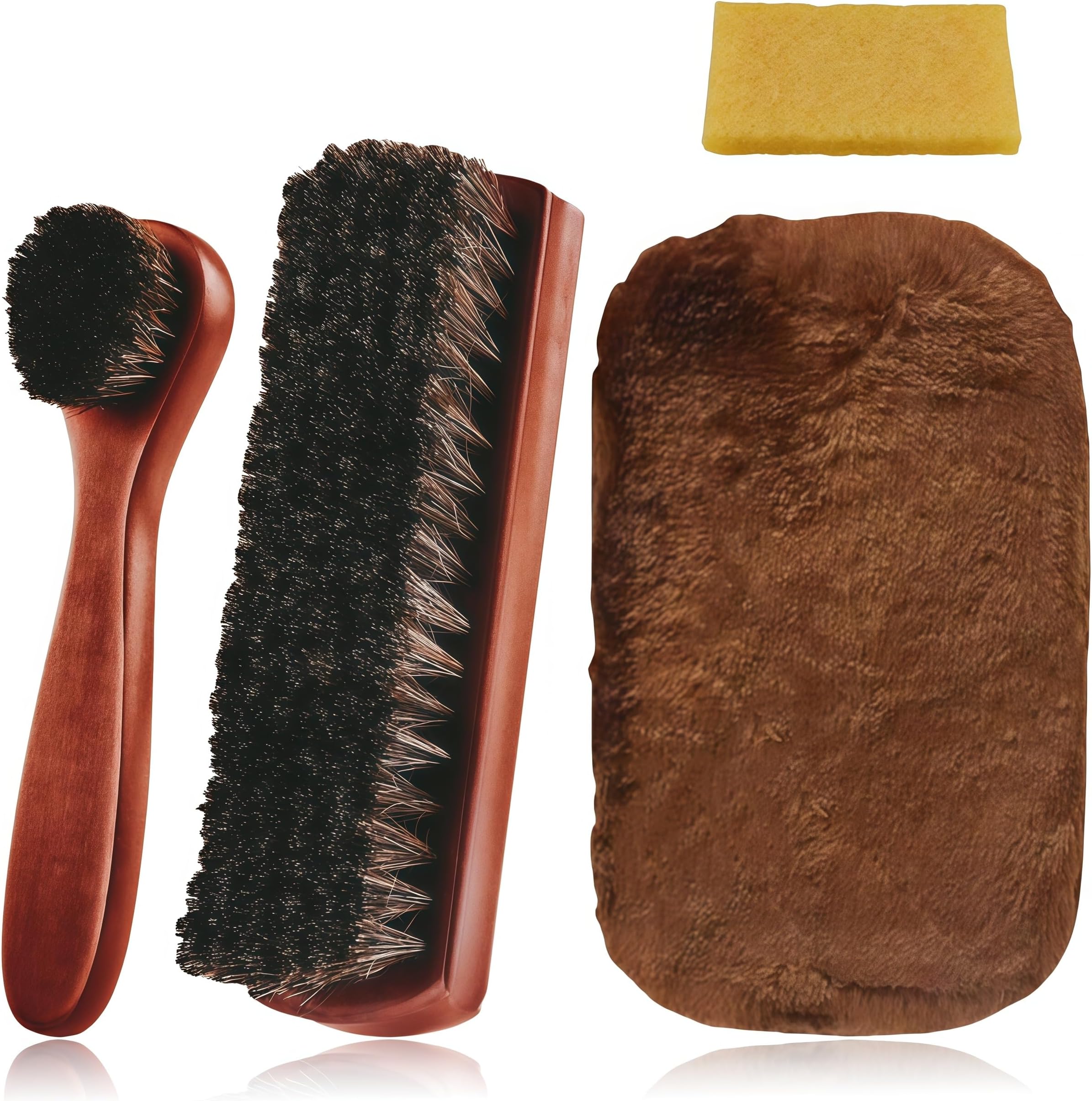Shoe Cleaning Kit,Shoe Brush,Shoe Cleaning Brush,Soft Brush,Horse Hair ...