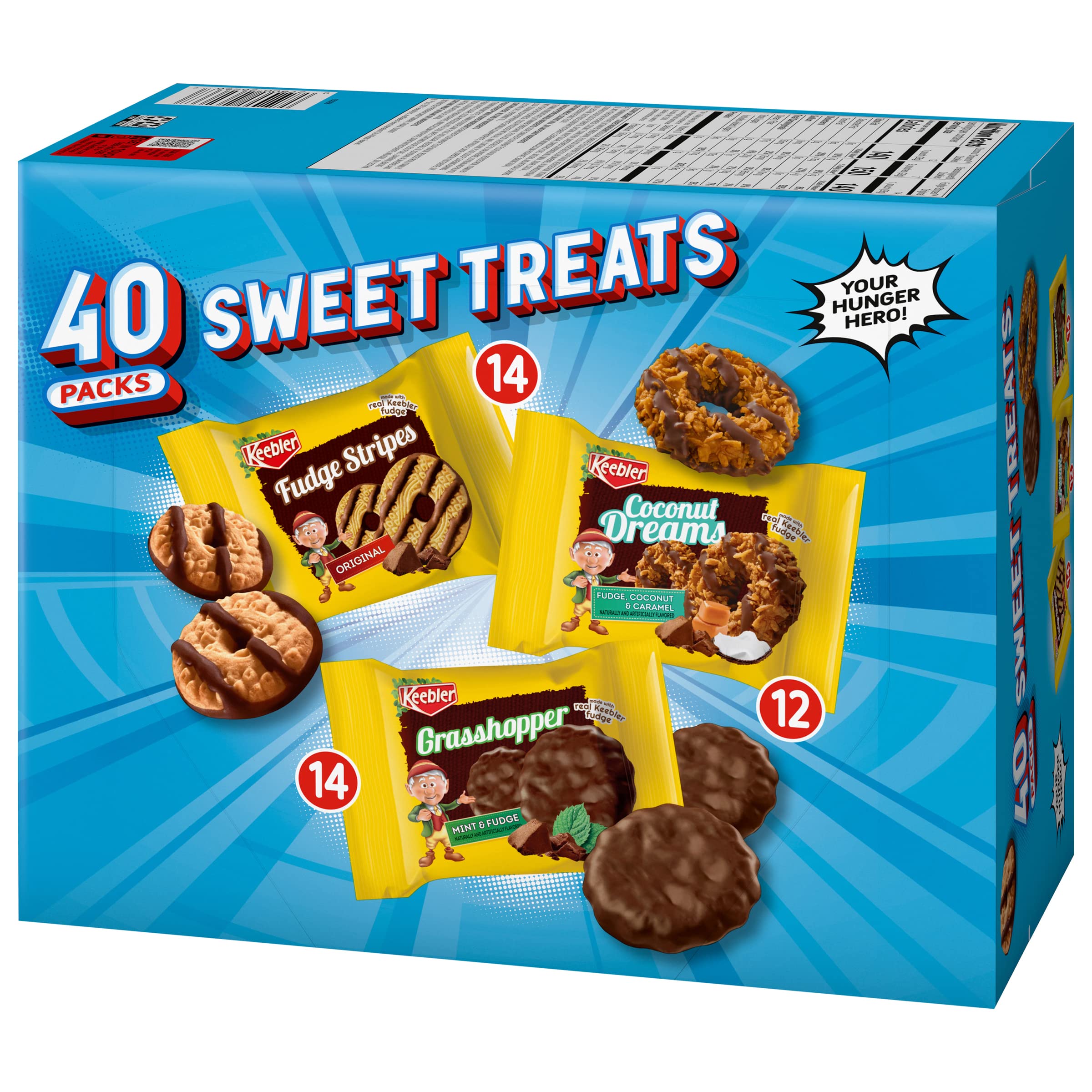 Buy OTG Keebler Cookies Variety Pack | Fudge Stripes, Grasshopper ...