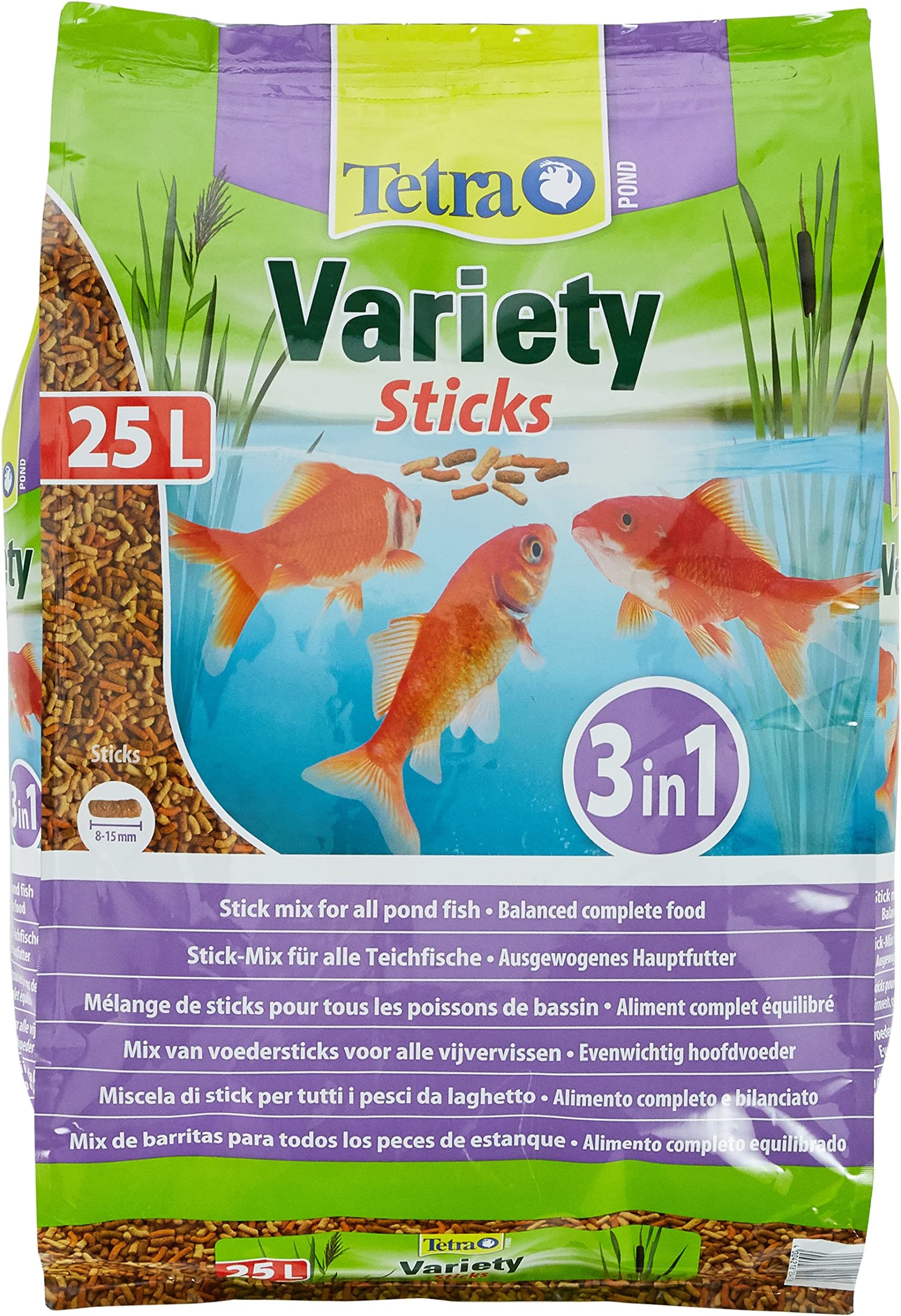 Tetra Multi Mix Pond Fish Food Variety 1.9kg - biologically balanced ...