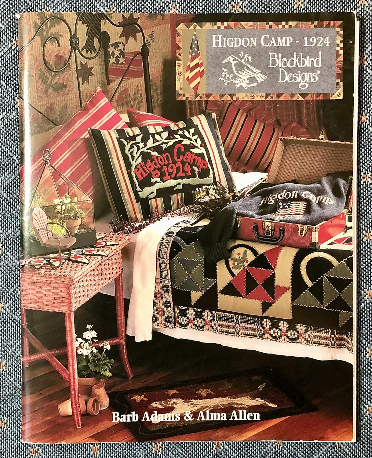 Higdon Camp - 1924 (Quilt Making): Barb Adams, Alma Allen, Blackbird ...