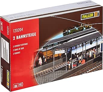 Amazon.com: Faller 120204 Covered Platform 2/HO Scale Building Kit ...
