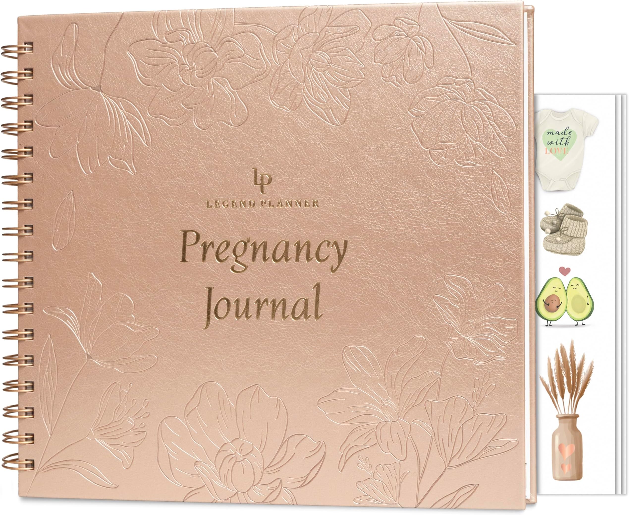 Amazon.com : Clever Fox Pregnancy Planner & Memory Book – A Week-by ...