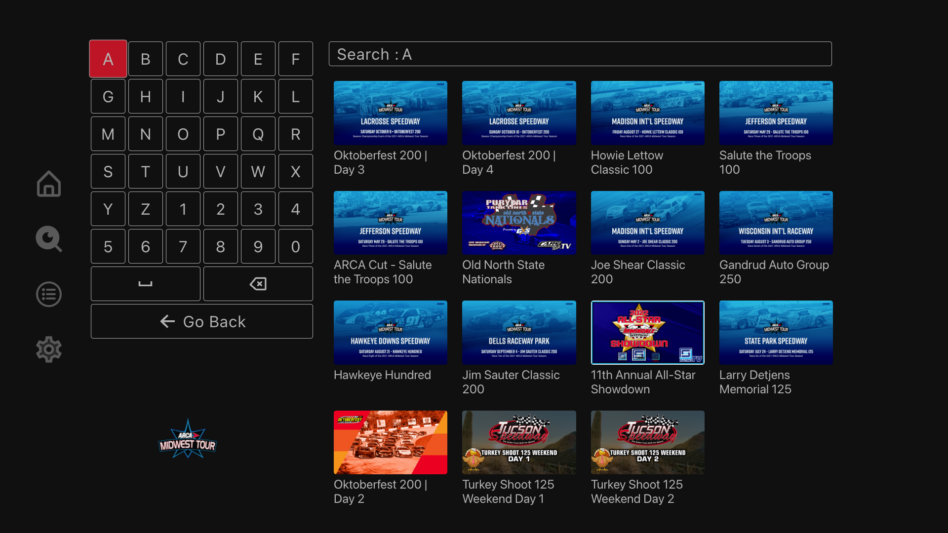 ARCA Midwest Tour TV - App on Amazon Appstore