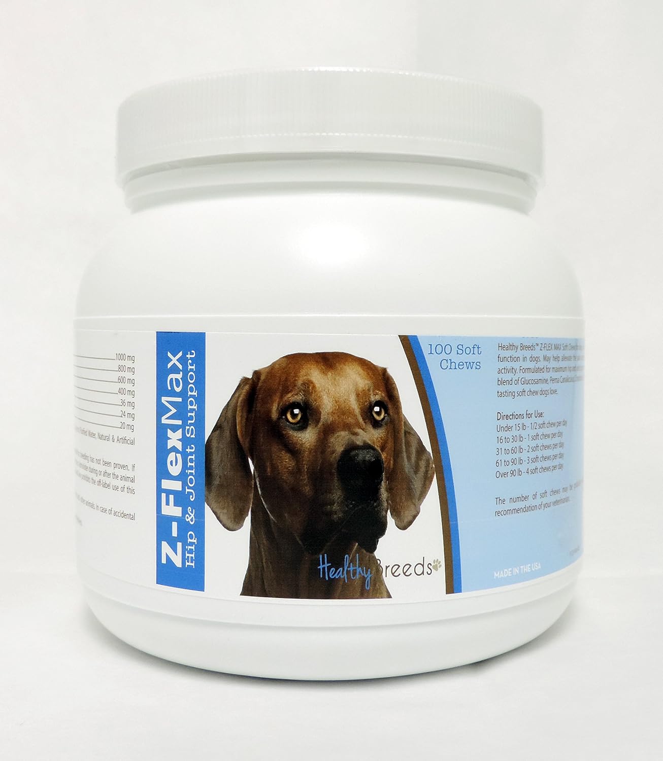 Amazon.com : Healthy Breeds Rhodesian Ridgeback Z-Flex Max Hip & Joint ...