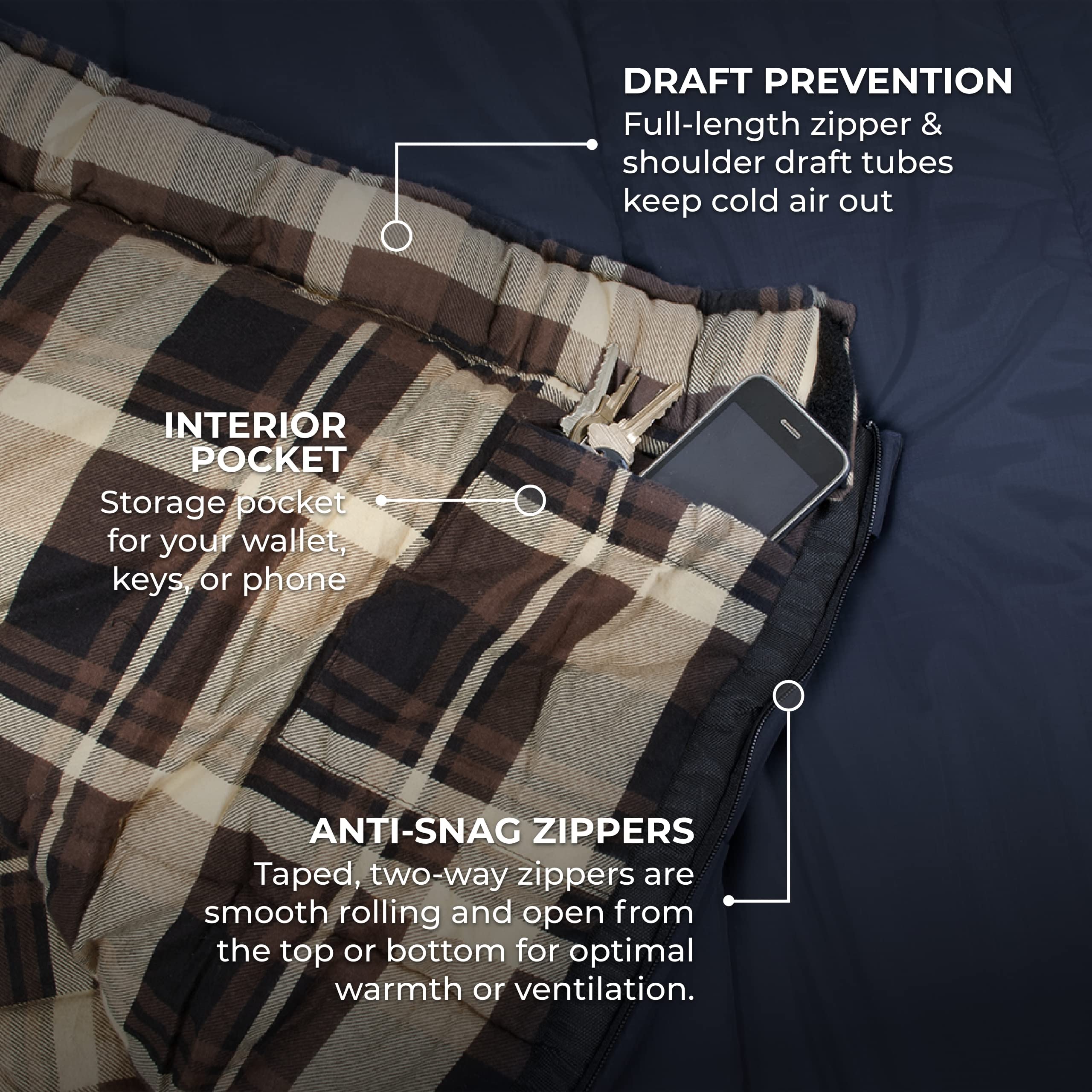 Snapklik.com : TETON Sports Celsius XL -25F Sleeping Bag; Cold Weather ...