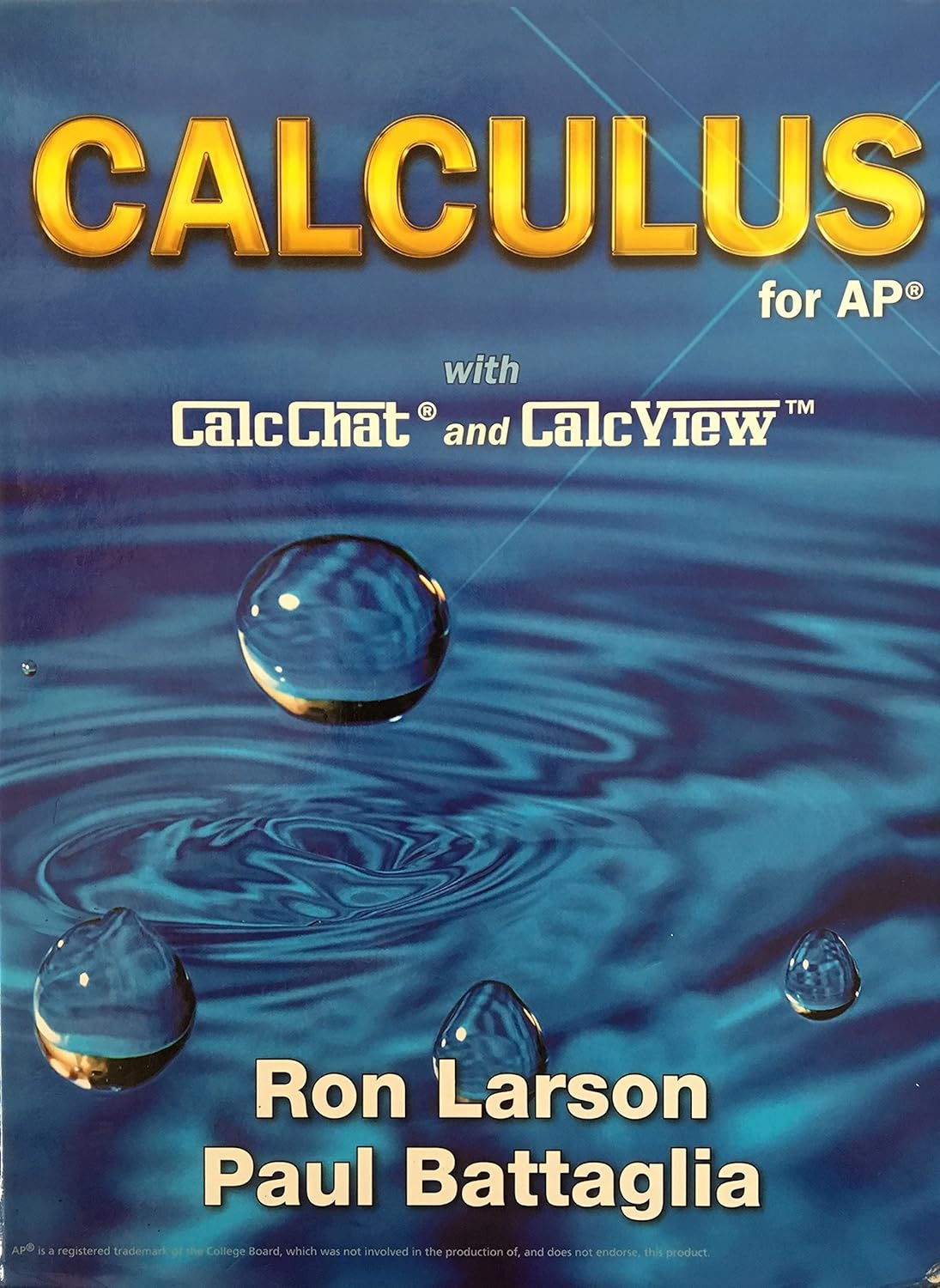 Amazon.com: Calculus for AP, 1st edition: 9781305674912: Larson, Ron ...