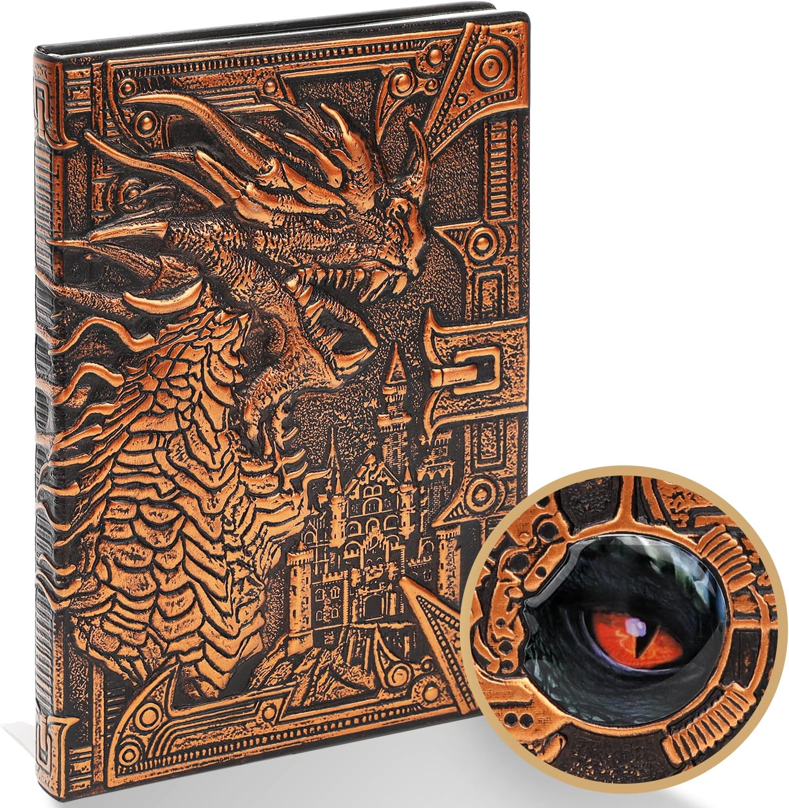 3D Dragon DND Journal Writing Notebook, Fantasy D&D Leather Journal ...