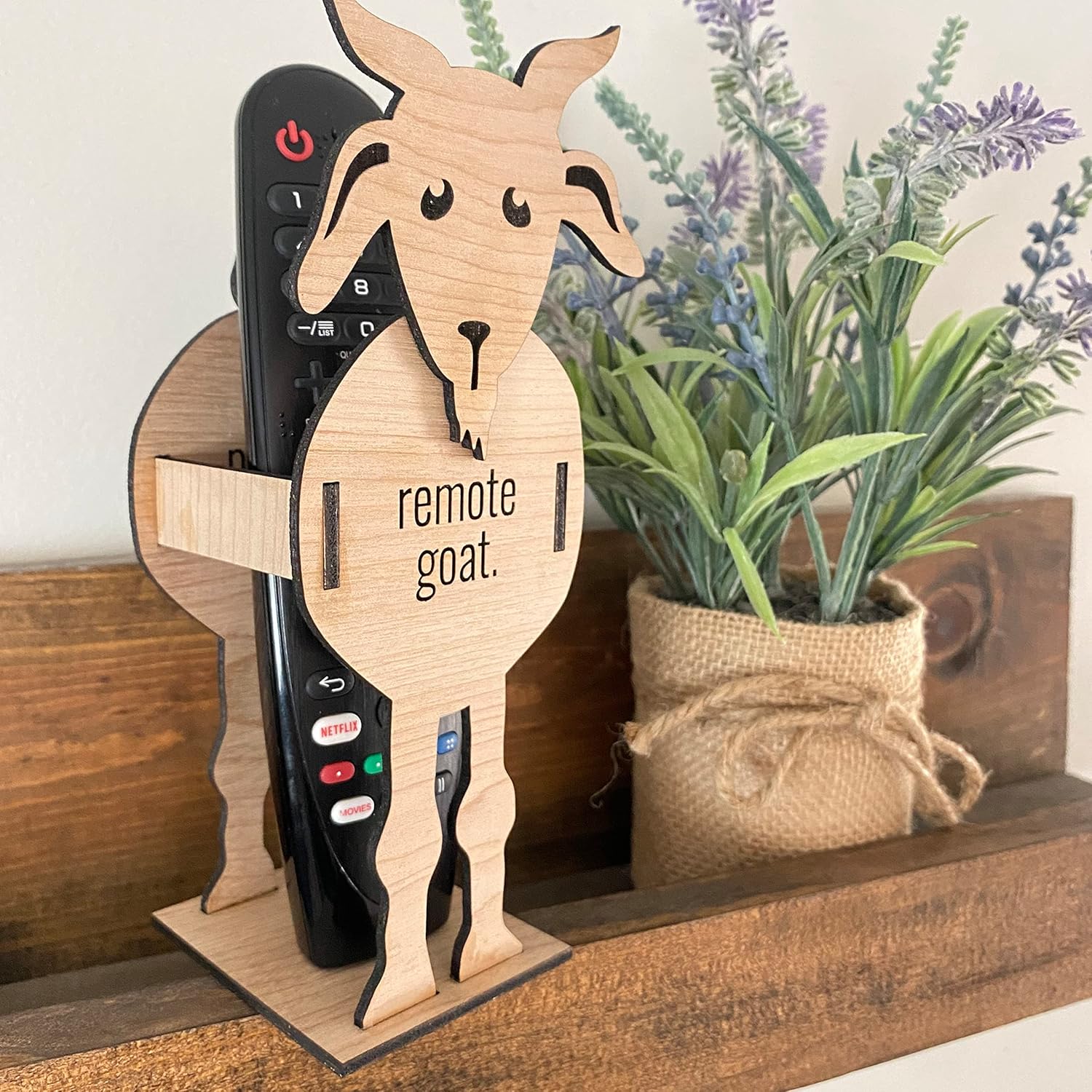 Amazon.com: The Remote Goat | Remote Control Holder | White Elephant ...