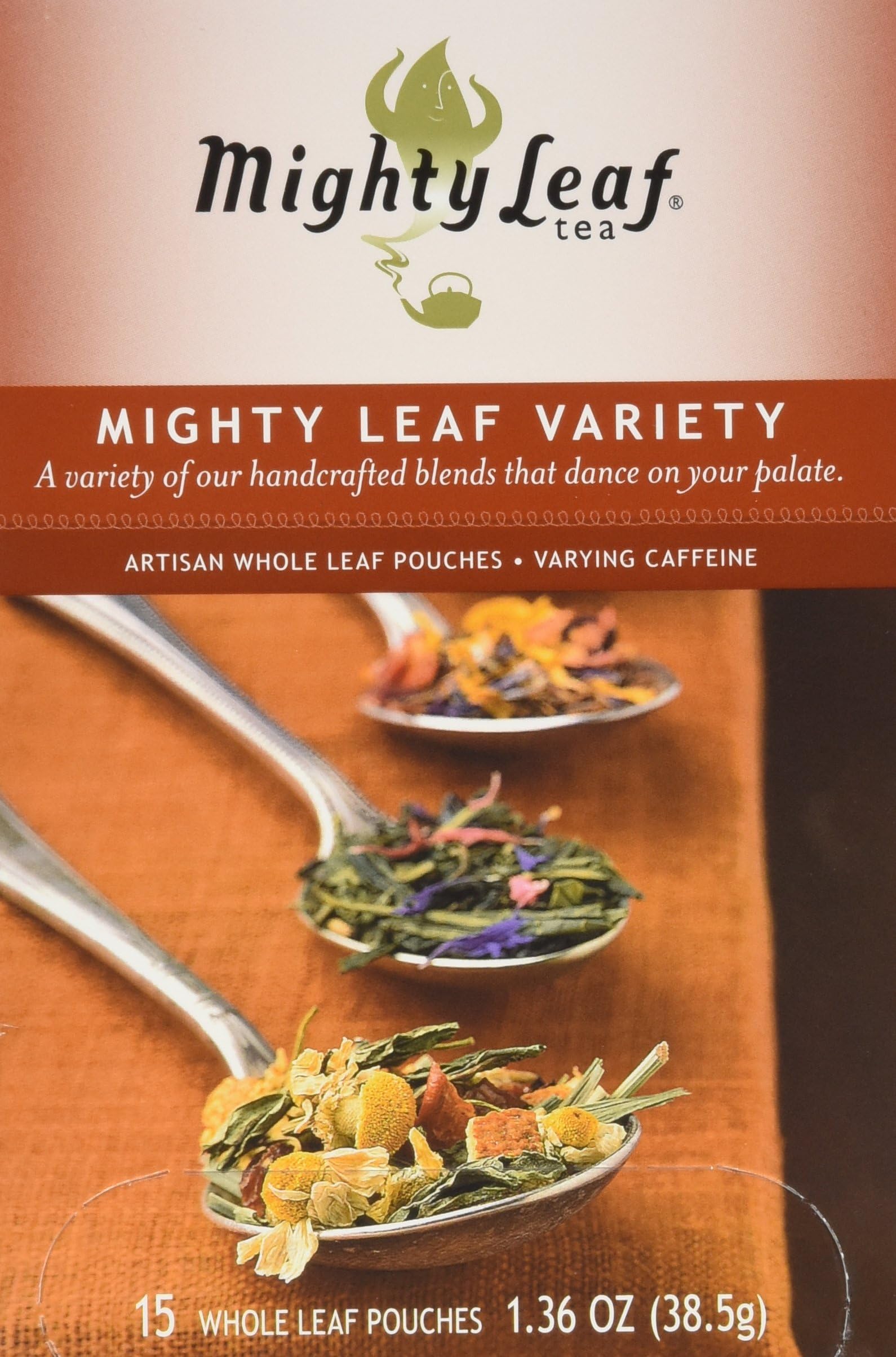 Amazon.com: Mighty Leaf Tea Mighty Leaf Variety, Whole Leaf Pouches, 1. ...