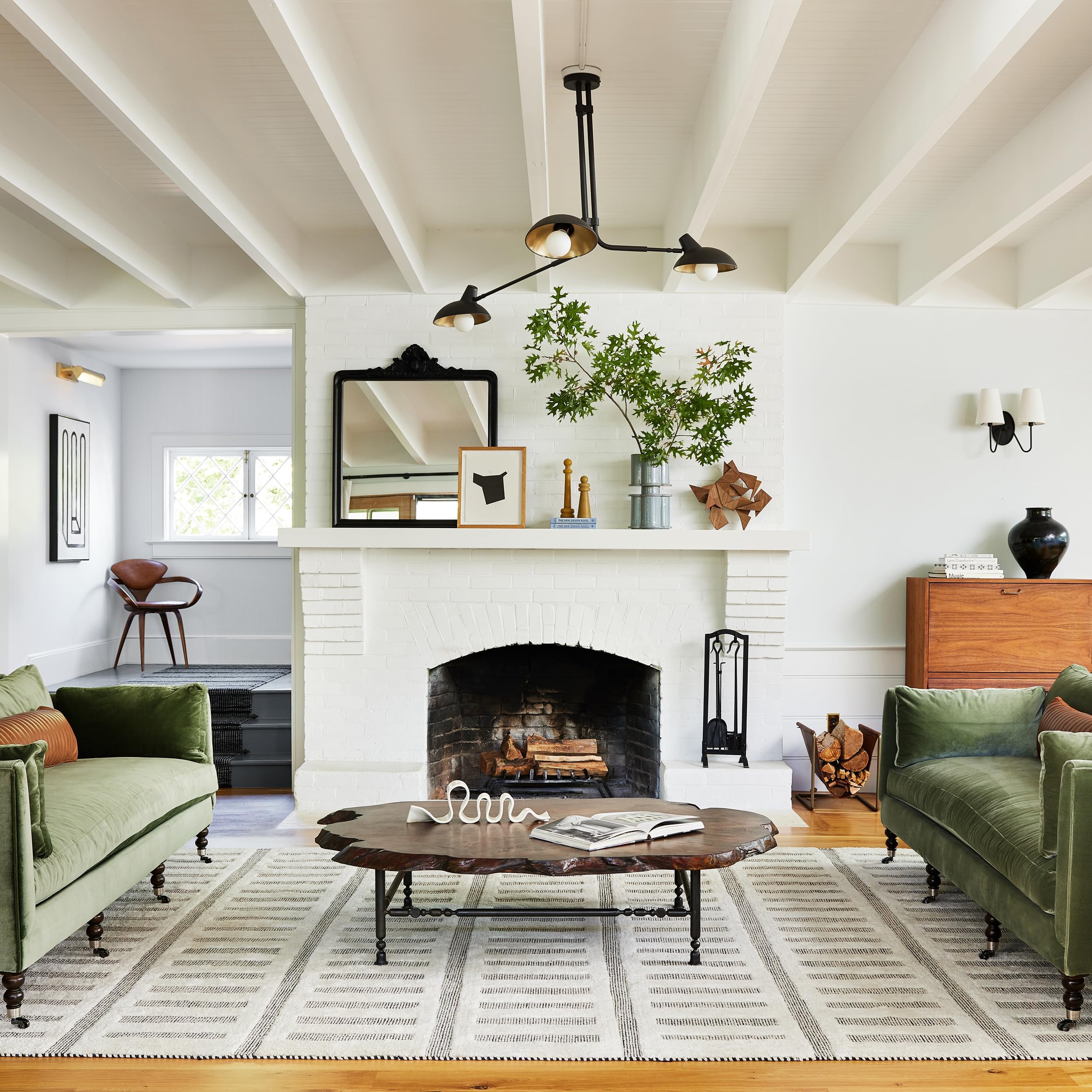 Amazon.com: Rugs USA x Emily Henderson Merrick Tasseled Cotton and Wool ...