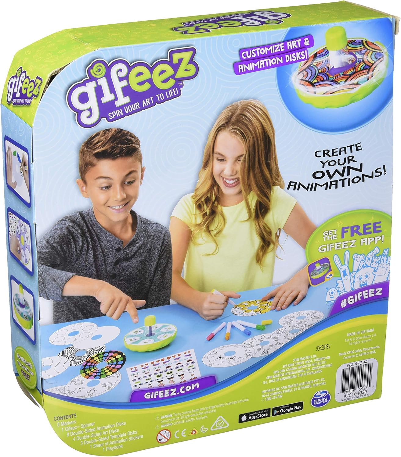Gifeez, Spinning GIF Art Studio, crea más de 30 animaciones ...