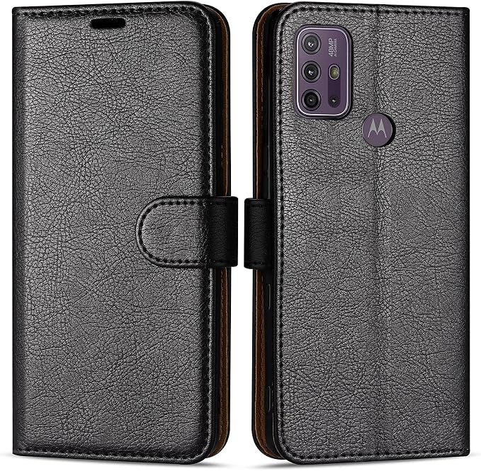 Case Collection Premium Leather Folio Cover for Motorola Moto G30 Case ...