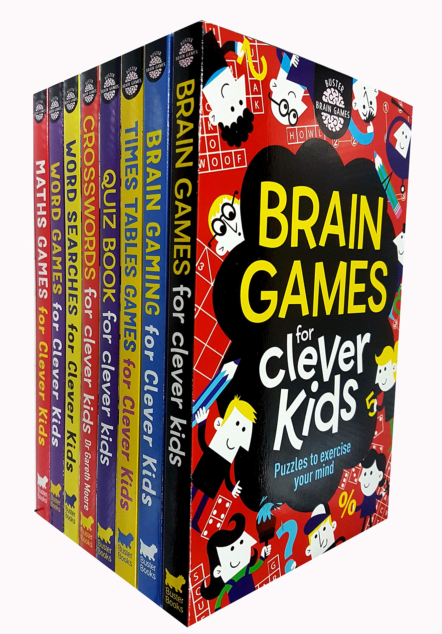 Amazon.com: Clever Kids Brain Games 8 Books Collection Set (Brain Games ...