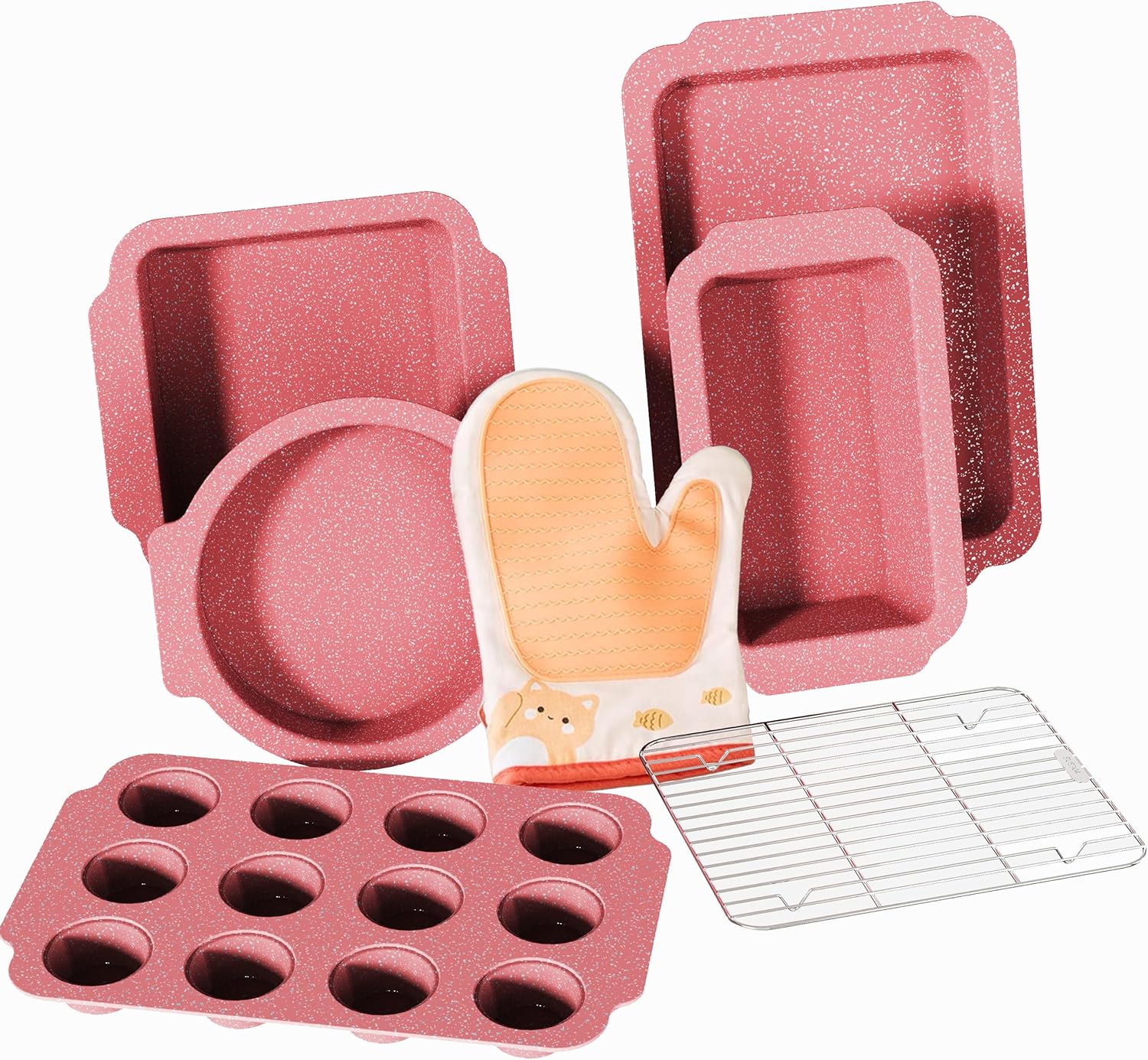 Amazon HIPTABLY Baking Sheet Pan Set 7 In 1 Oven Bakeware Set amazon-hiptably-baking-sheet-pan-set-7-in-1-oven-bakeware-set
