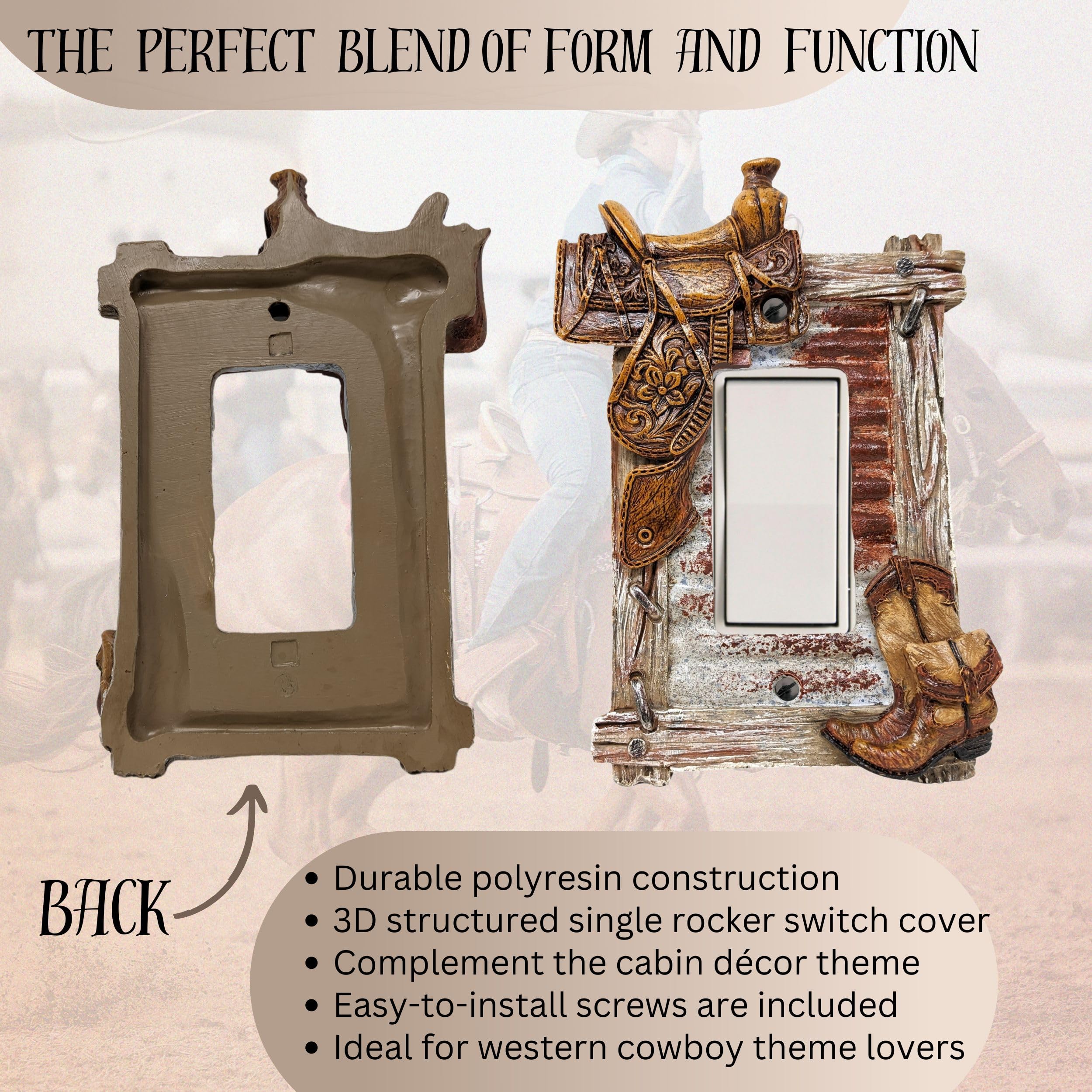 Western Rocker Switchplate Covers