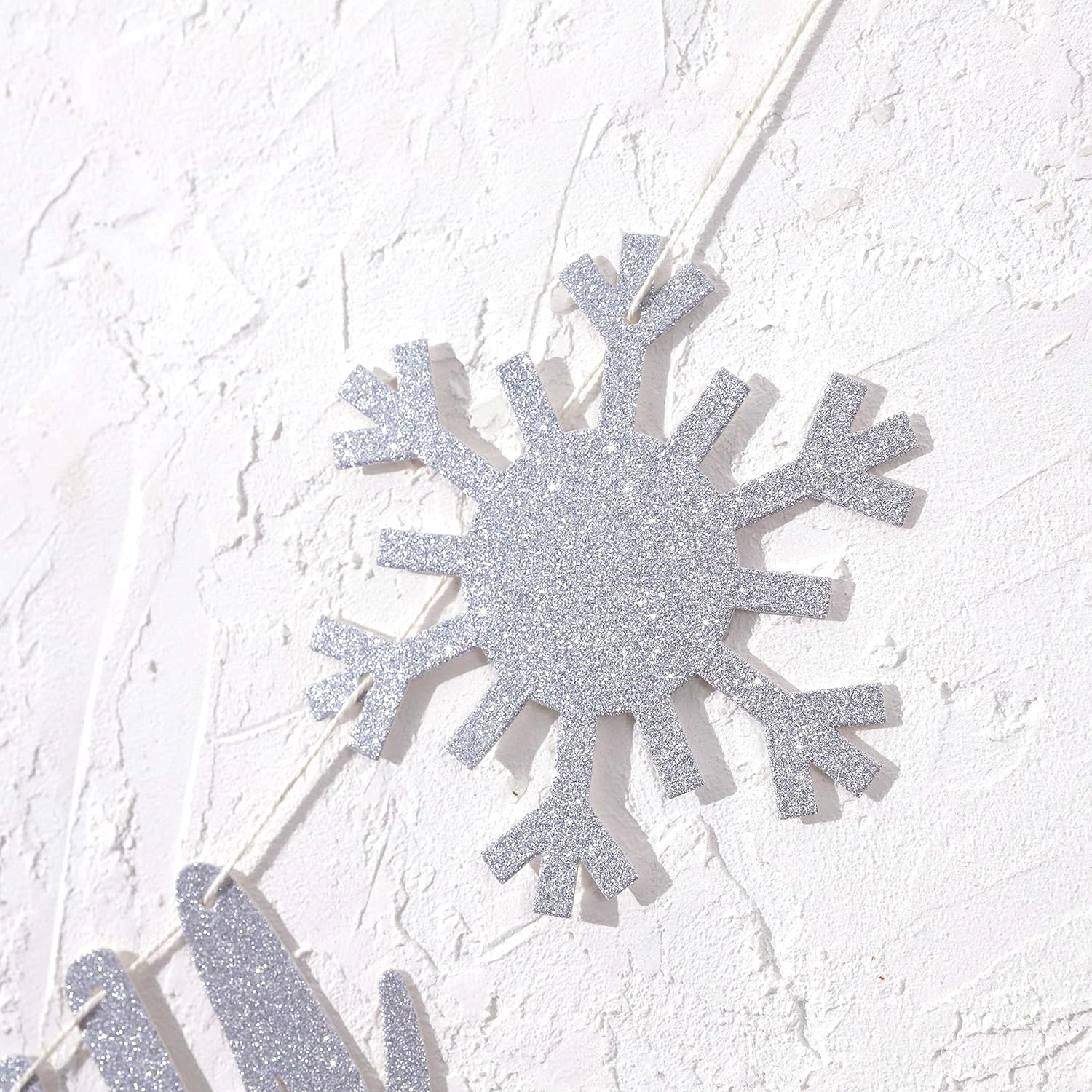 Banner plateado de feliz cumpleaños, decoración de fiesta de cumpleaños ...