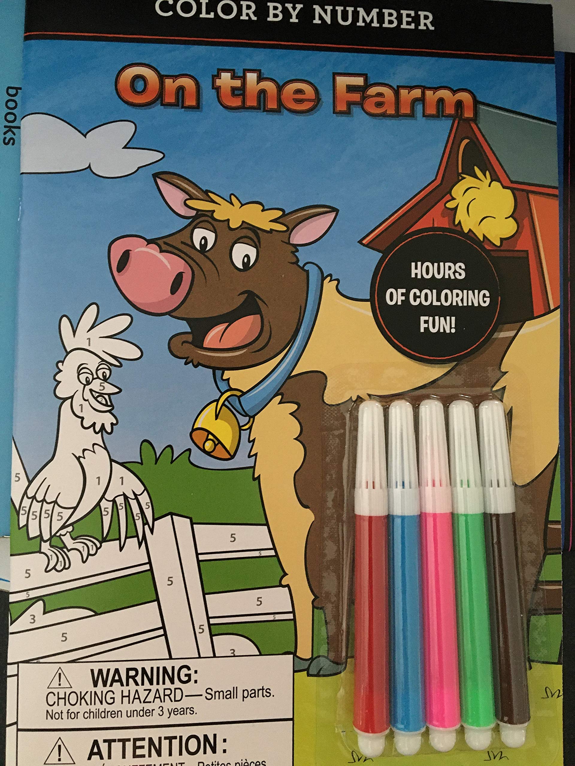 On The Farm - Color the Farm: Beaver Books: 9781773254449: Amazon.com ...