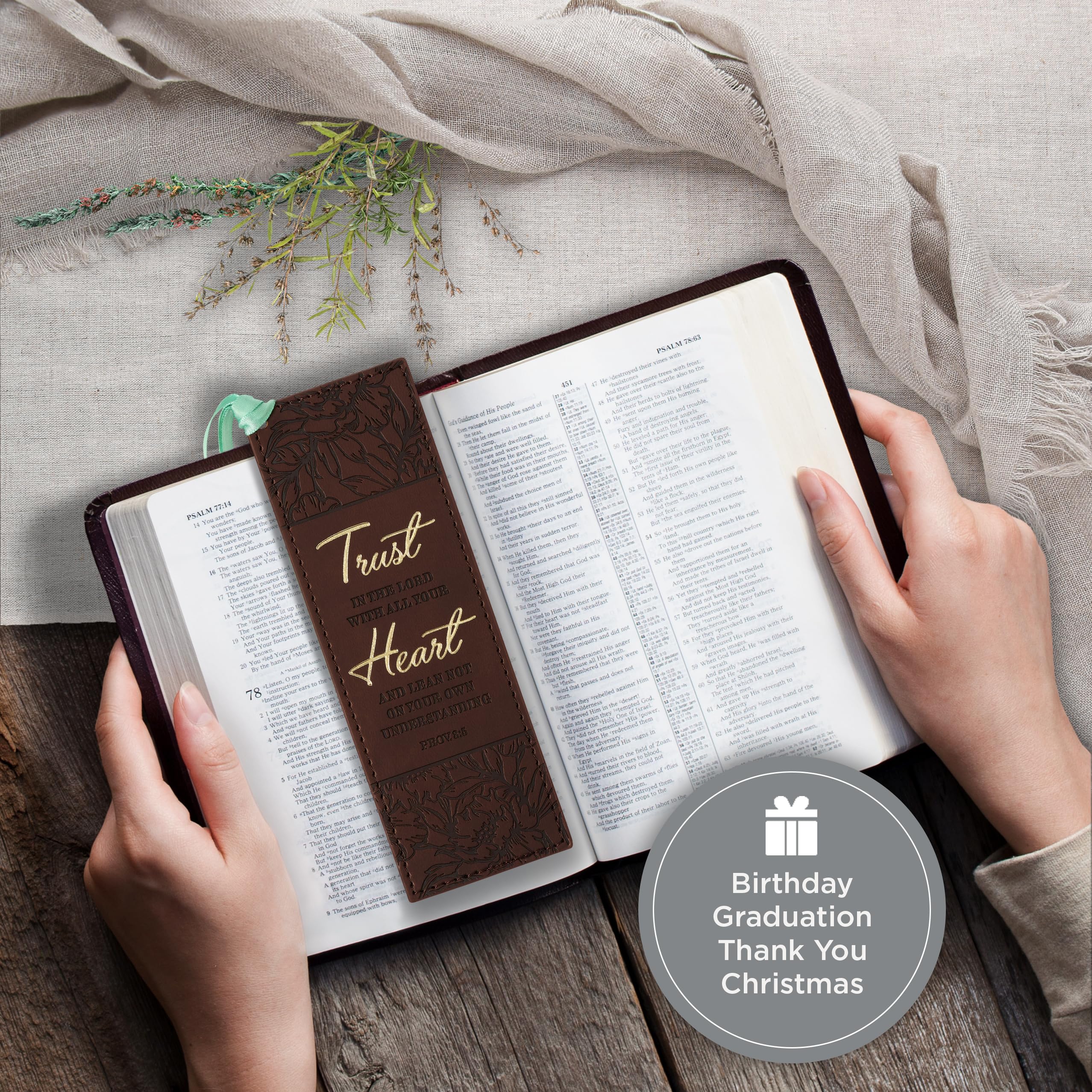 Snapklik.com : Christian Art Gifts Premium Vegan Faux Leather Scripture ...