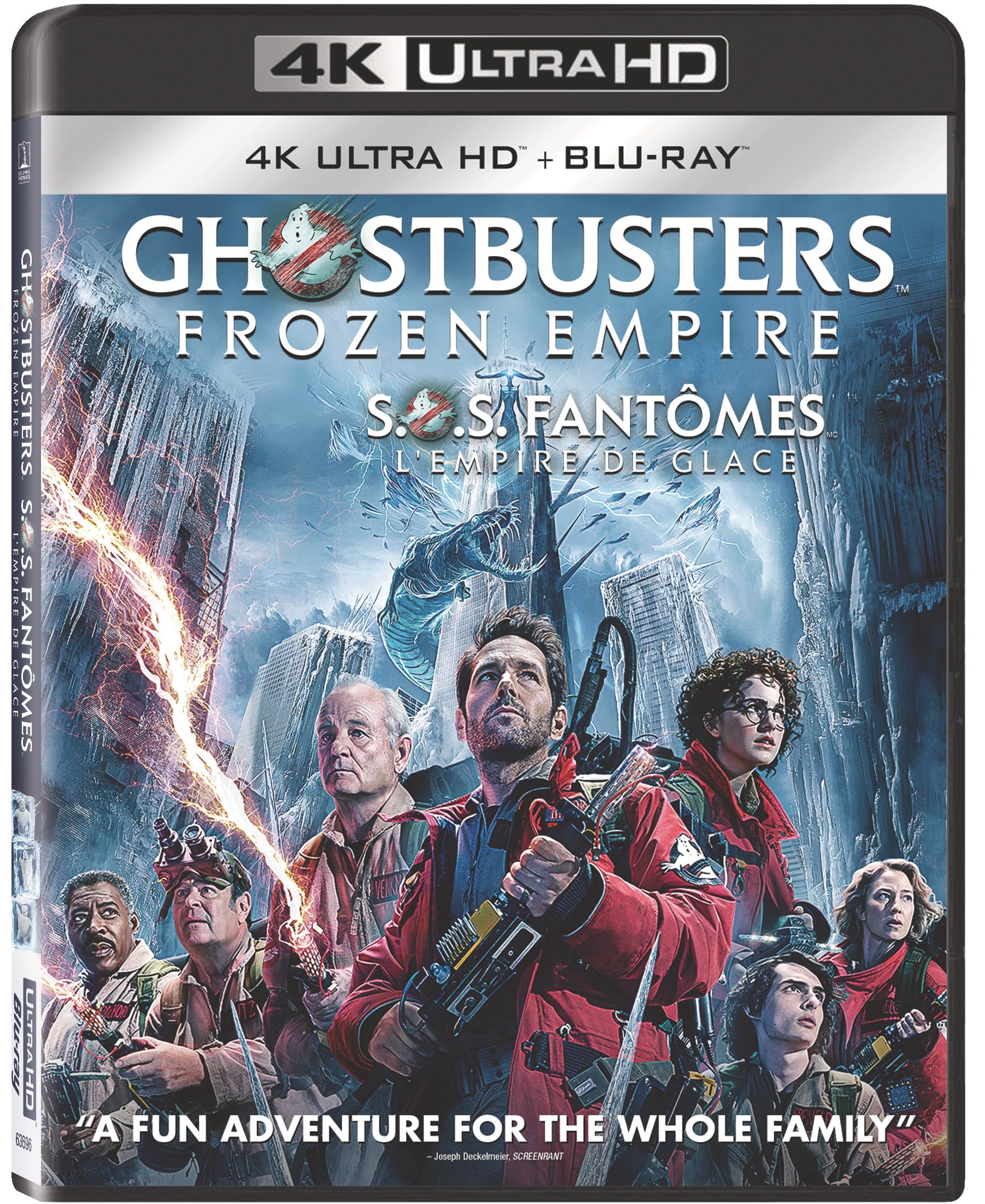 Ghostbusters: Frozen Empire - 4K UHD/BD Combo [Blu-ray] (Bilingual ...