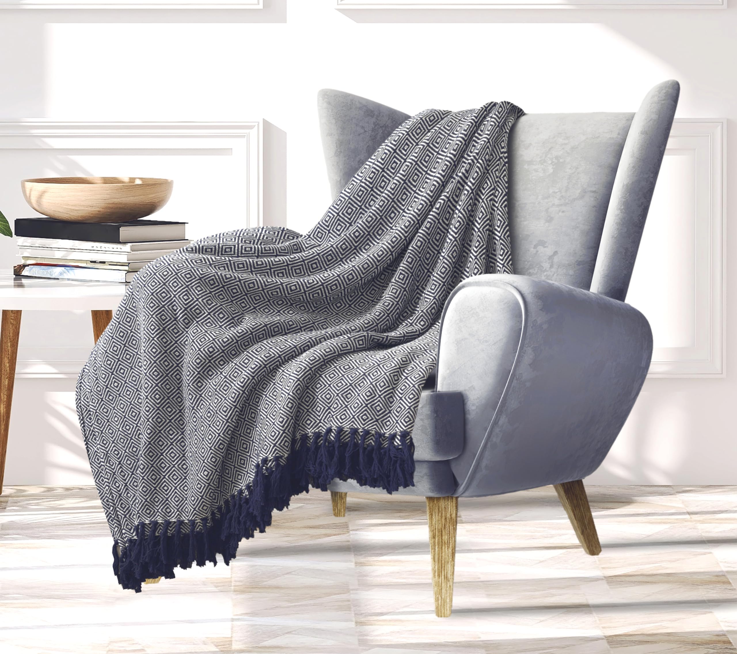 EHC Throws for Sofas for 1 Seater Bed, Throws for Armchair Couch Chair ...