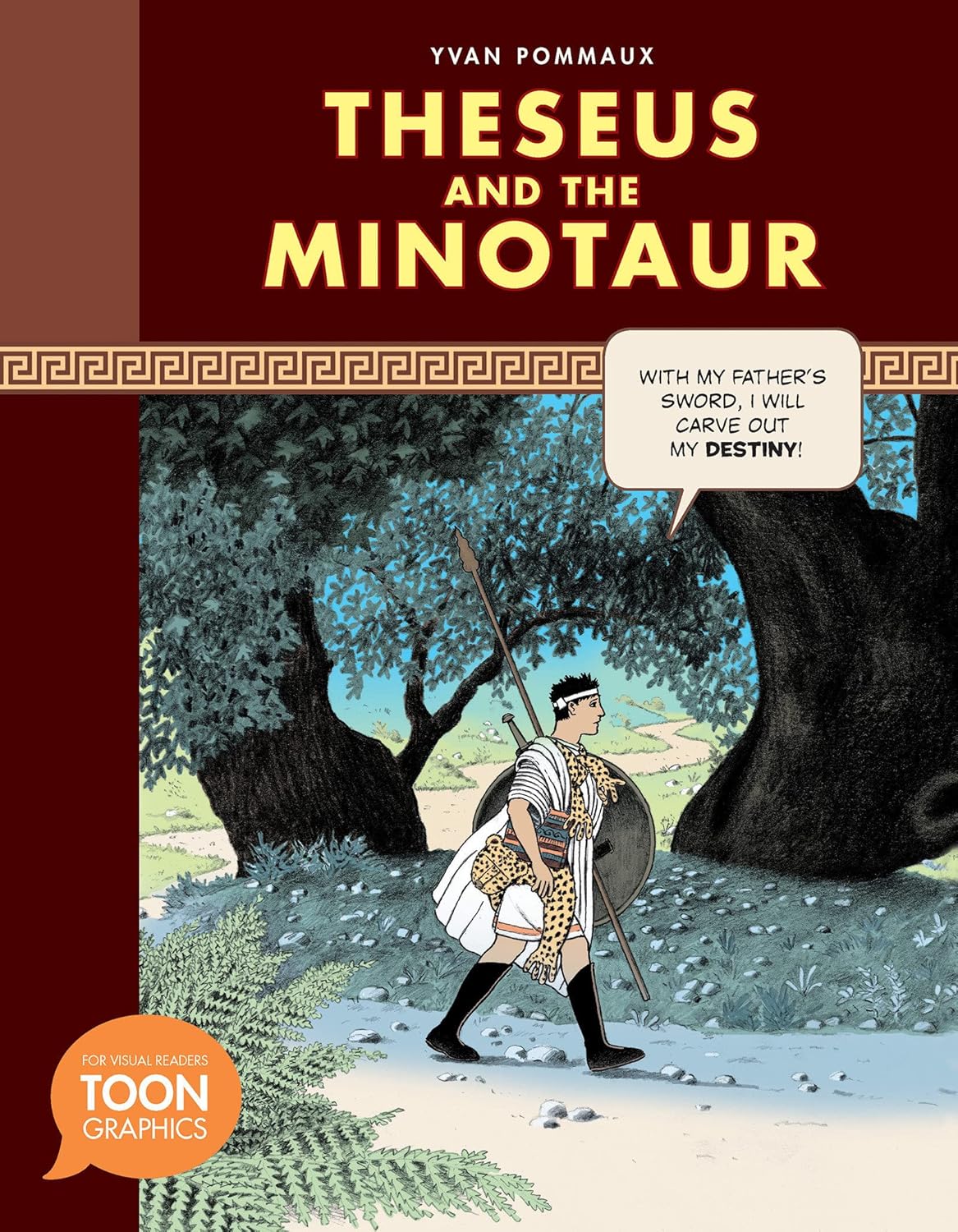 Theseus and the Minotaur (A Toon Graphic) by Pommaux, Yvan