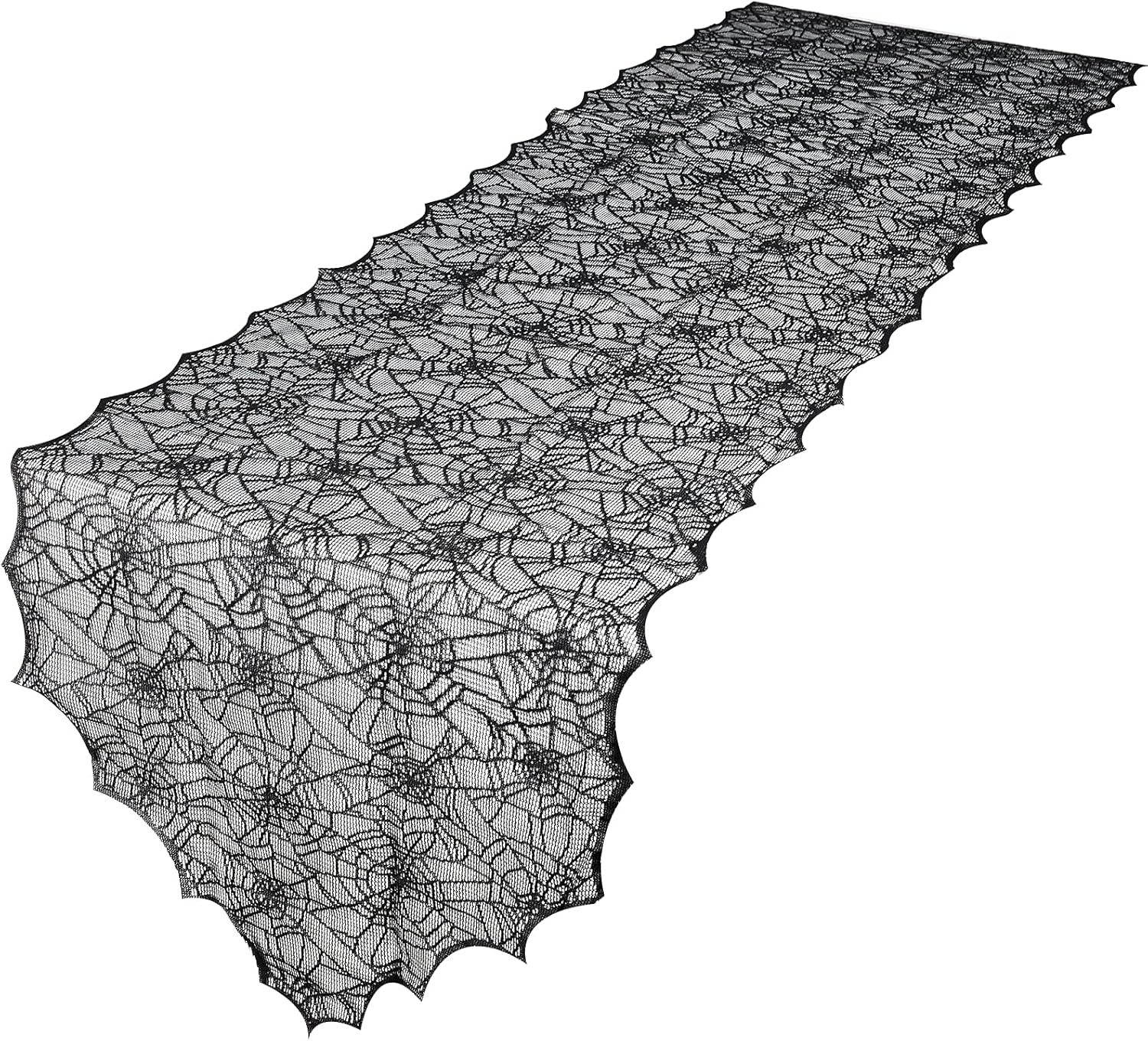 Amazon.com: AIEX Halloween Spider Table Runner,Polyester Spider Web ...
