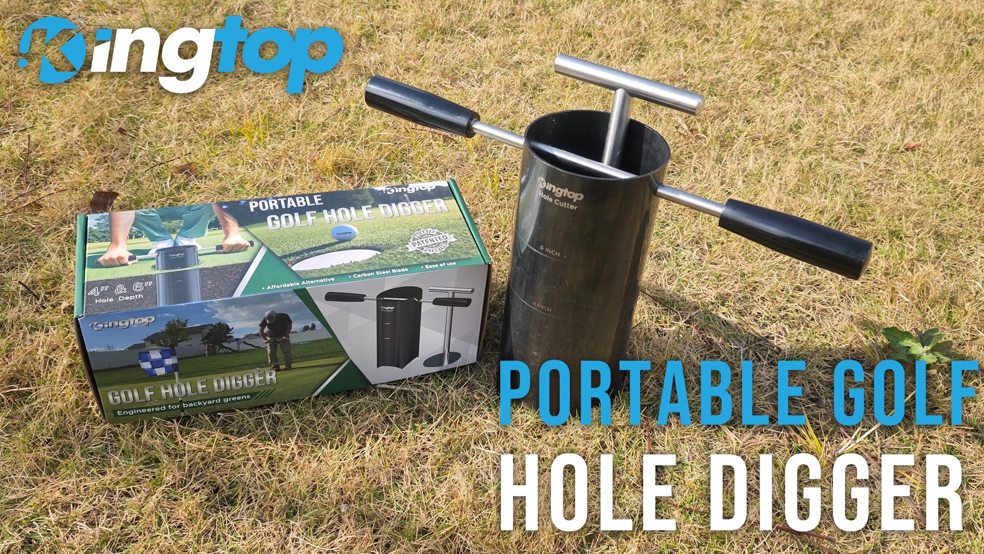 Watch KINGTOP Portable Golf Hole Digger Set on Amazon Live