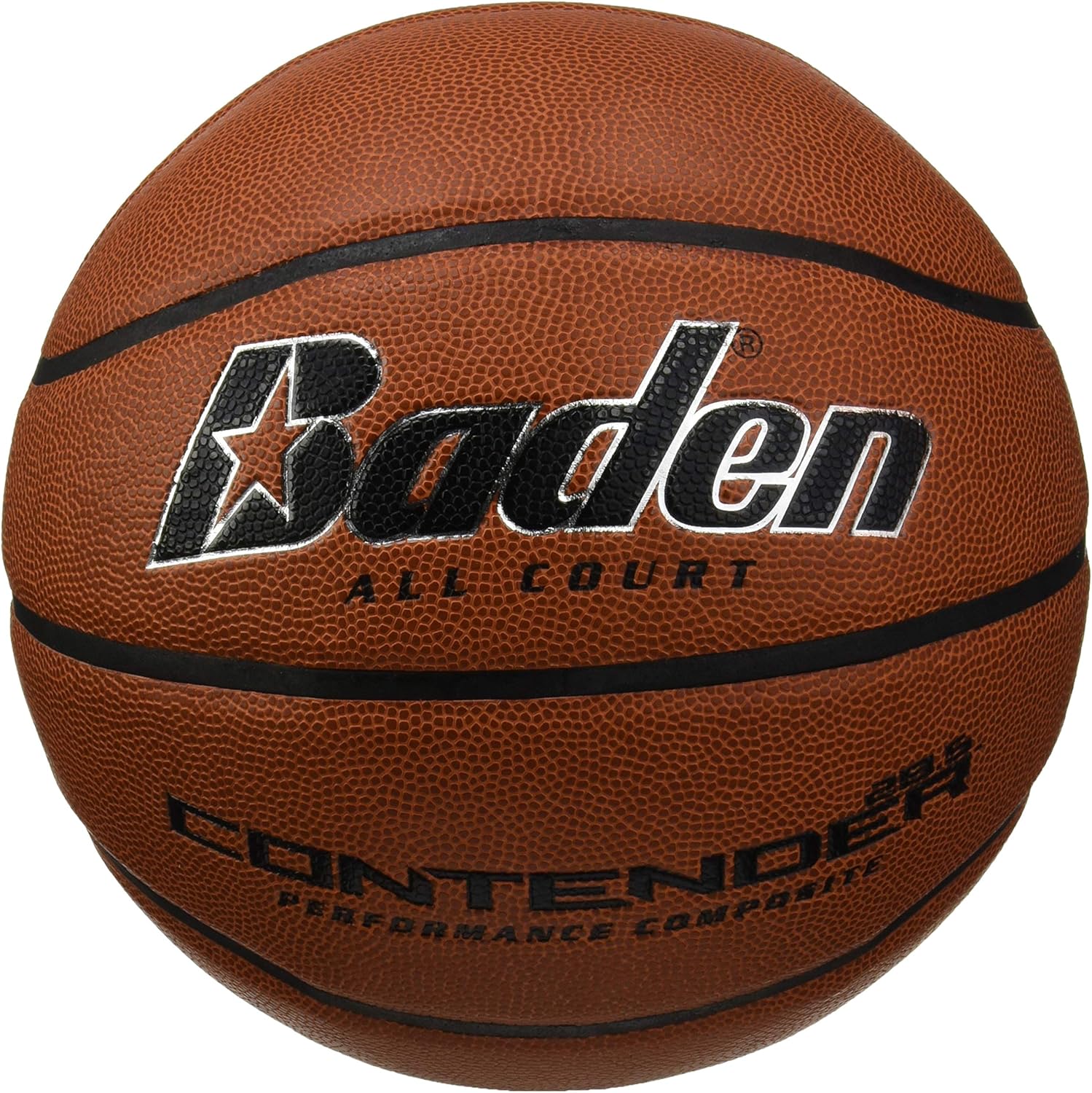 Amazon.co.jp: Baden Contender Ballon de basketball Orange/blanc 6 ...