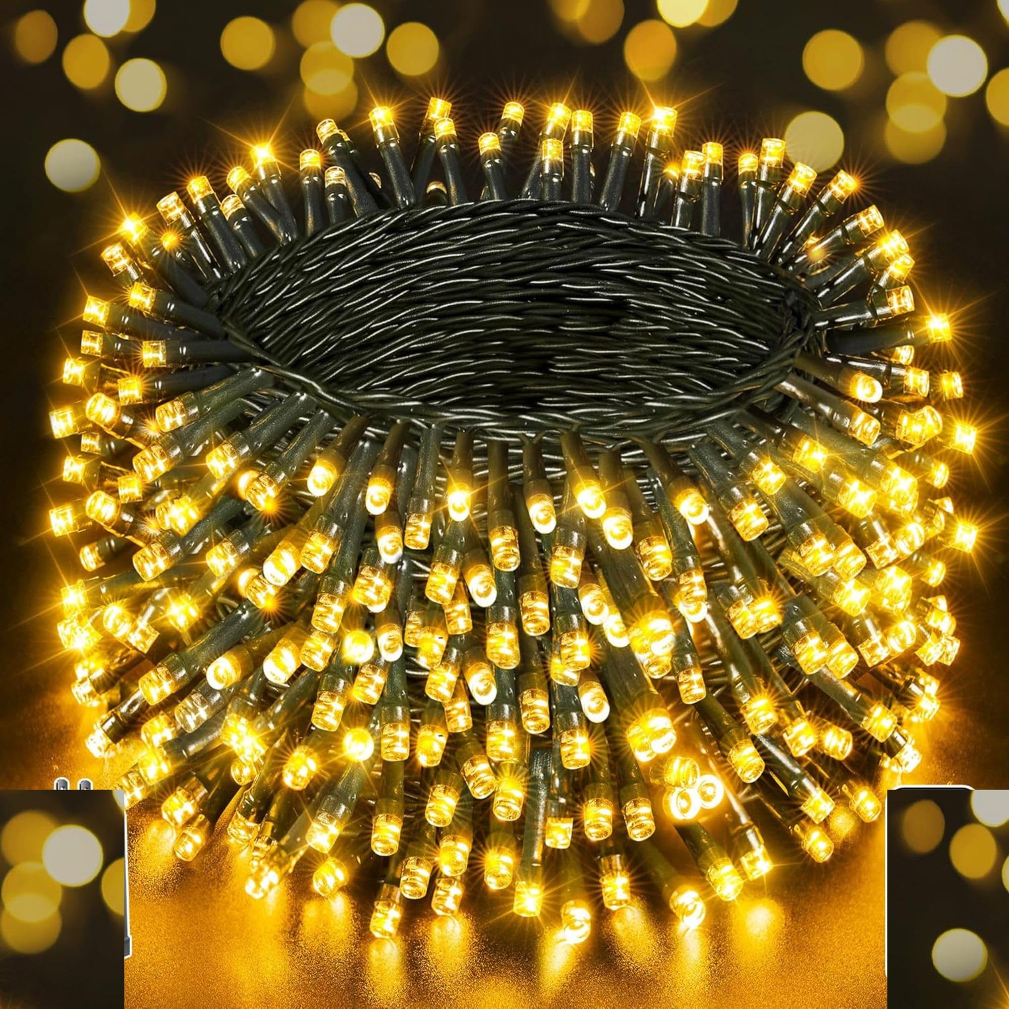 Sandal Stars 1000 Super Bright Christmas LED Lights, Energy-Saving ...