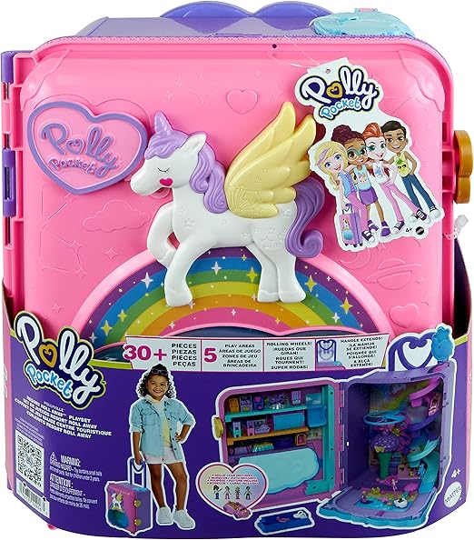 Polly Pocket Pollyville Resort Roll Away Playset, Playsets - Amazon Canada