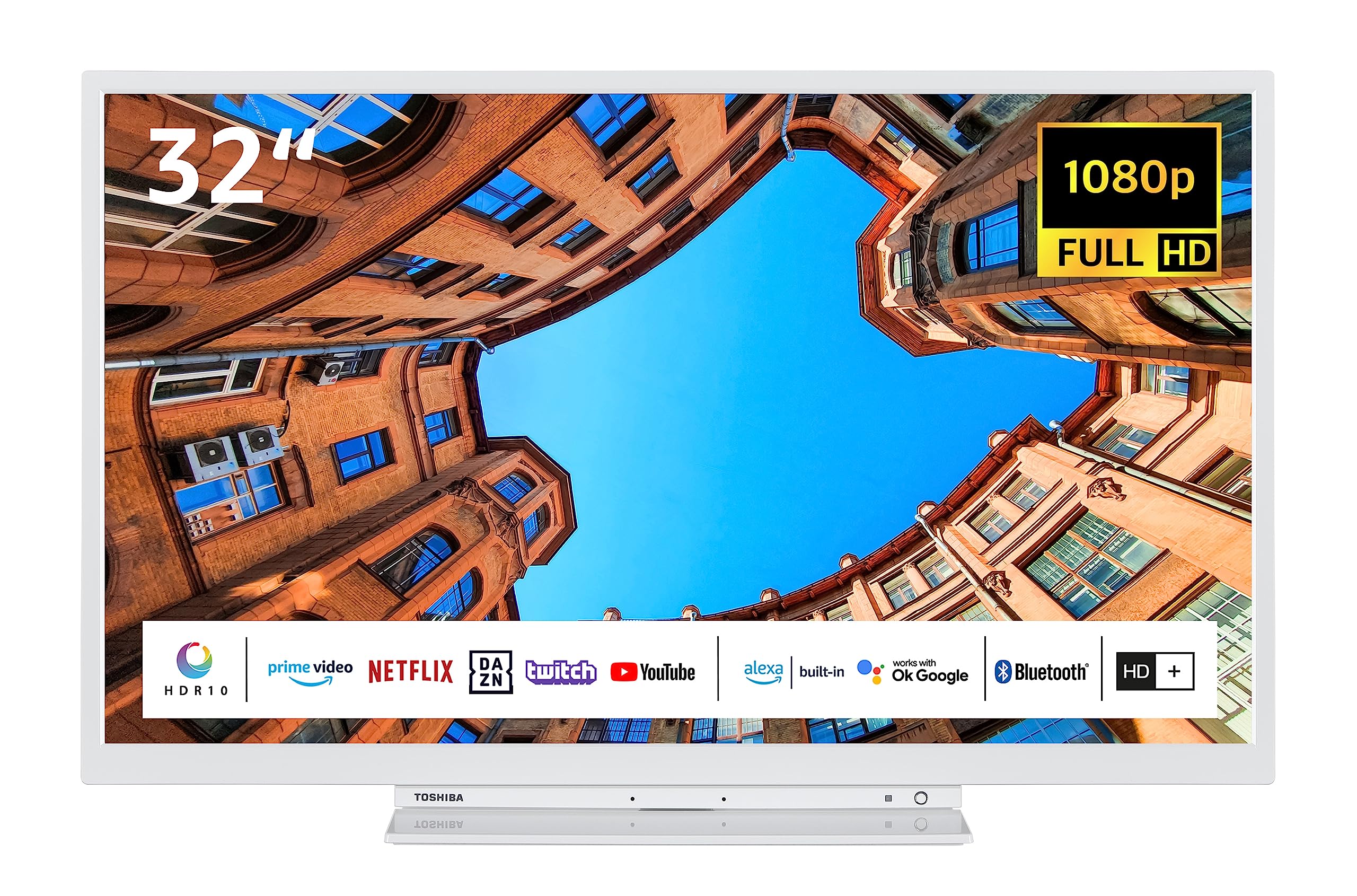 Toshiba 32LK3C64DAW 32 Zoll Fernseher/Smart TV (Full HD, HDR, Alexa ...
