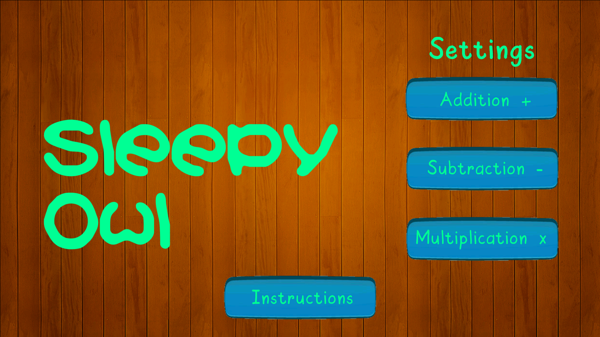 Learning Math with Sleepy Owls - App on Amazon Appstore