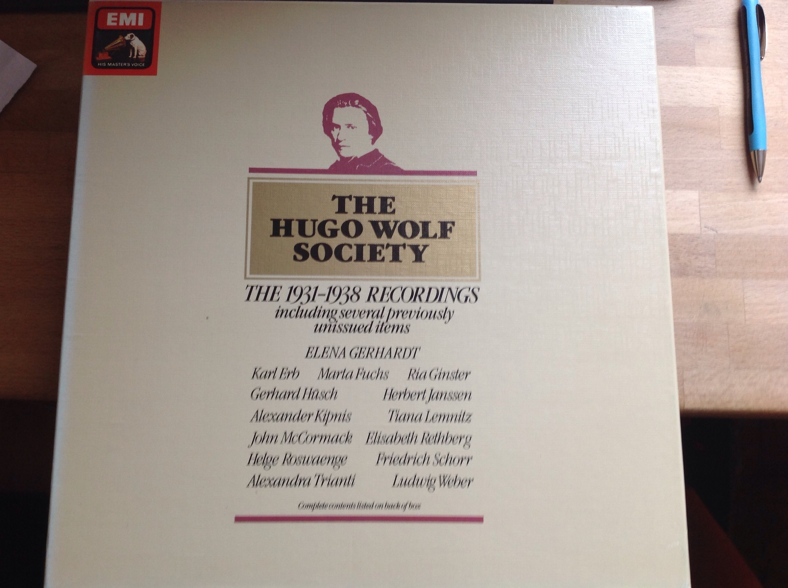 Amazon.com: The Hugo Wolf Society: The Complete Edition (1931-38): CDs ...