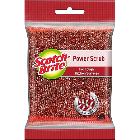Scotch-Brite Steel Loops Power Scrub - Pack of 5 : Amazon.in: Home ...