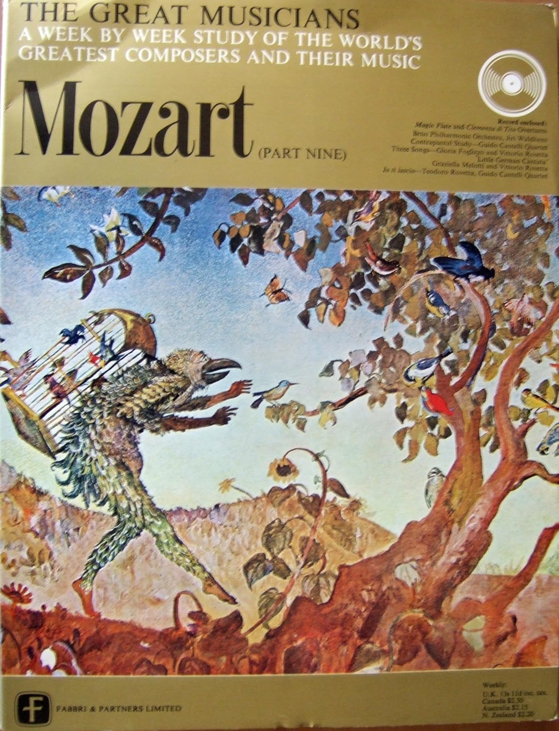 MOZART (PART NINE):THE GREAT MUSICIANS: A week by week study of the ...