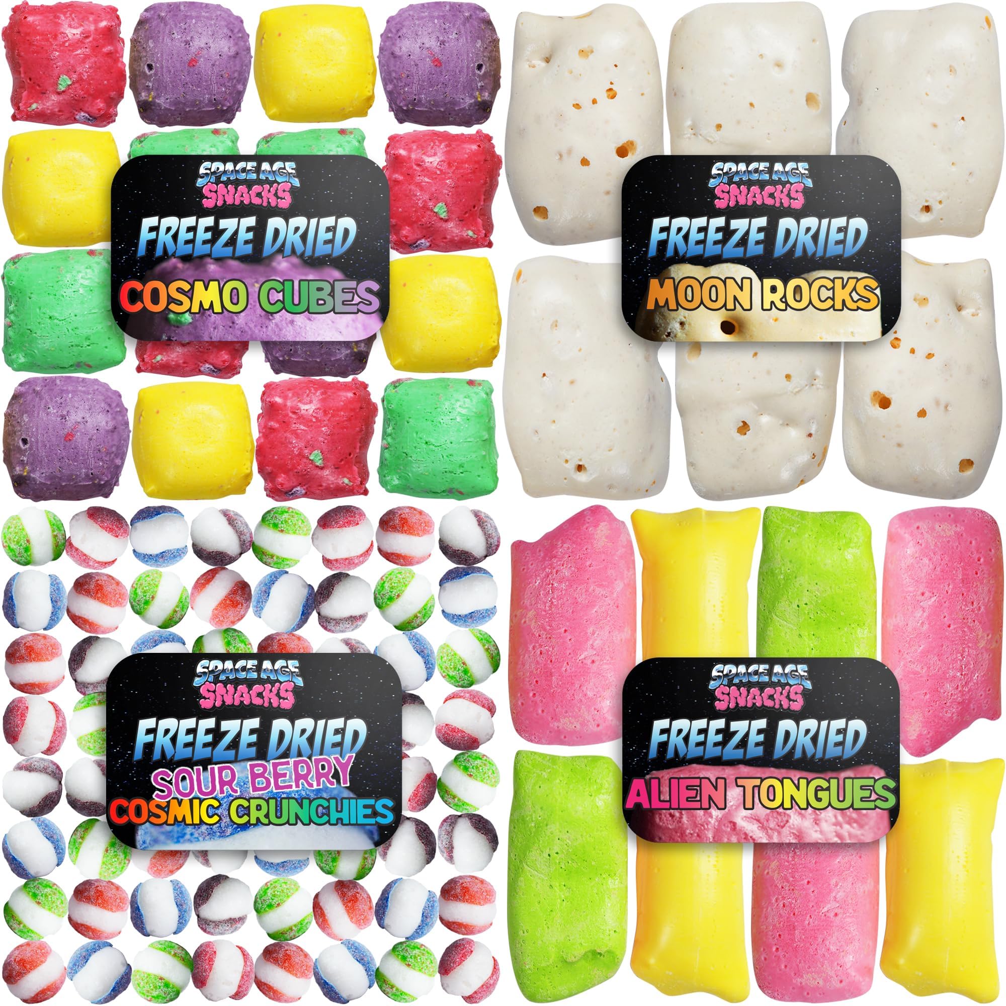 Amazon.com : Freeze Dried Candy Variety Pack - Crashed UFO Pack with ...