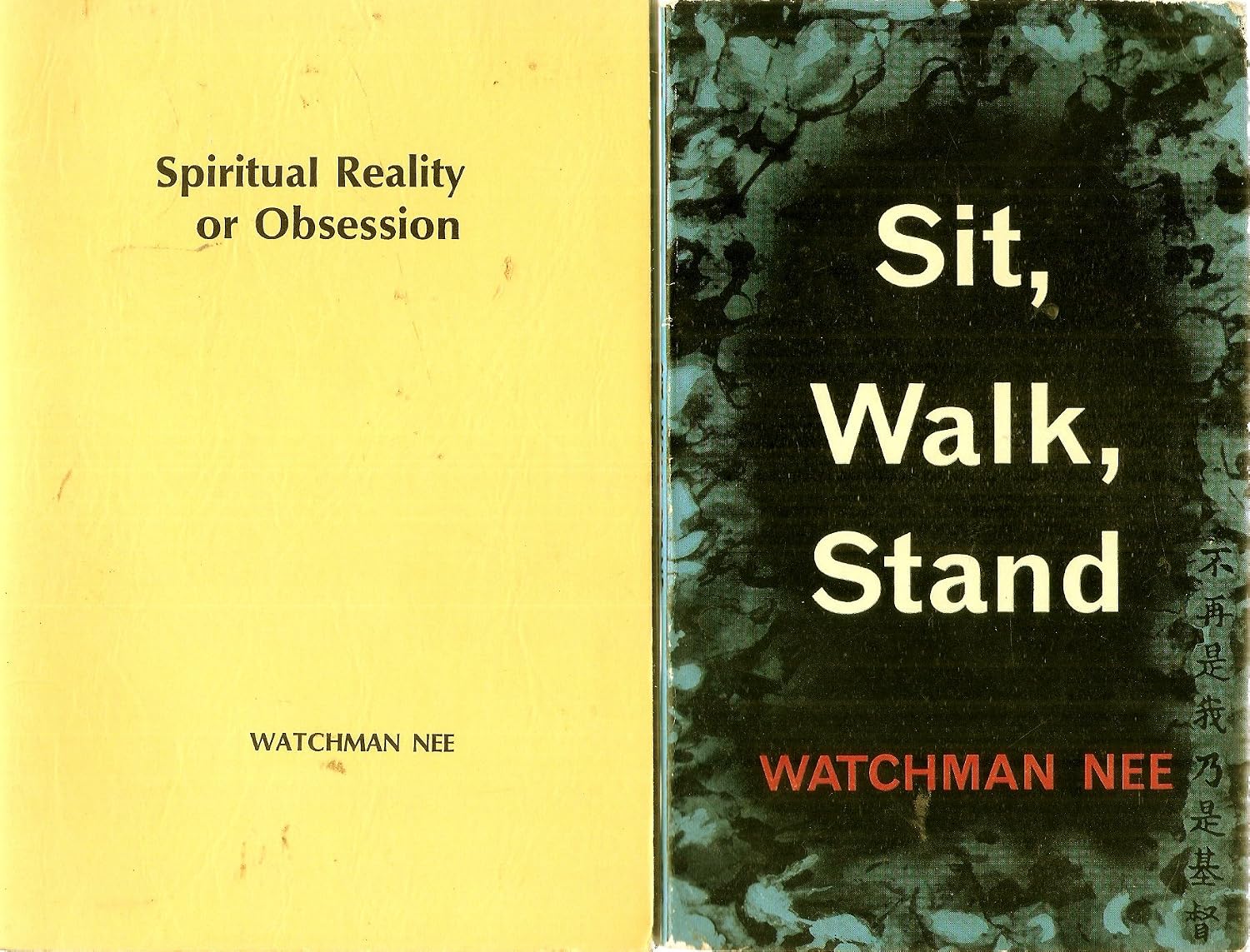 2 Volumes of Watchman Nee: Sit, Walk, Stand & Spirtual Reality or ...