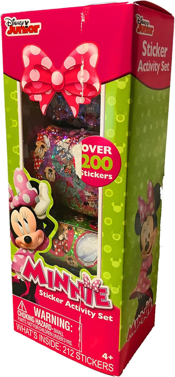 Disney Minnie Mouse Holographic Sticker Activity Set, Over 200 Stickers ...