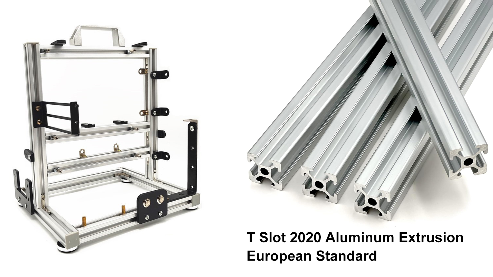 Watch T Slot 20x20 Aluminum Extrusion European Standard Silver Extruded ...