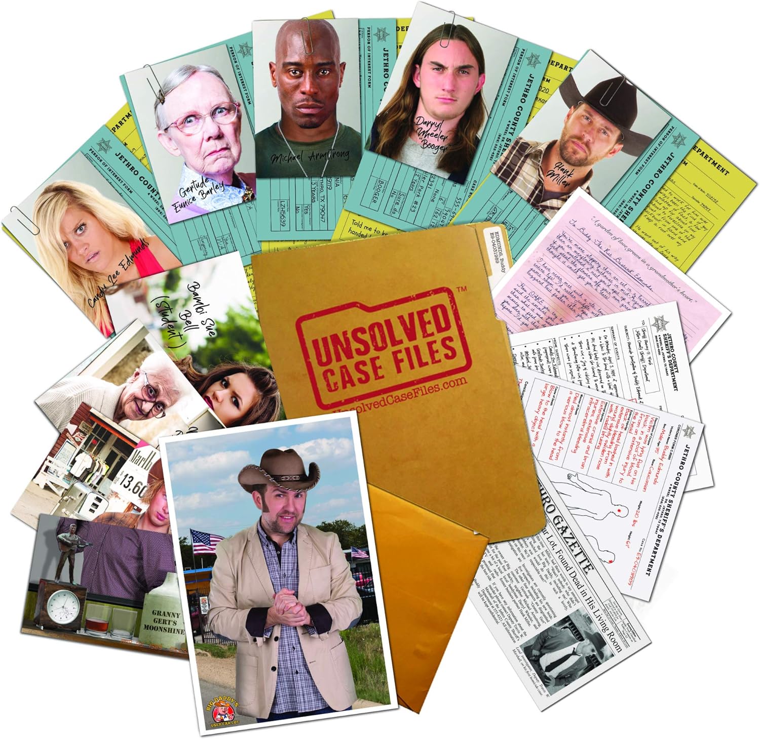 Unsolved Case Files | Edmunds, Buddy - Cold Case Murder Mystery Game ...