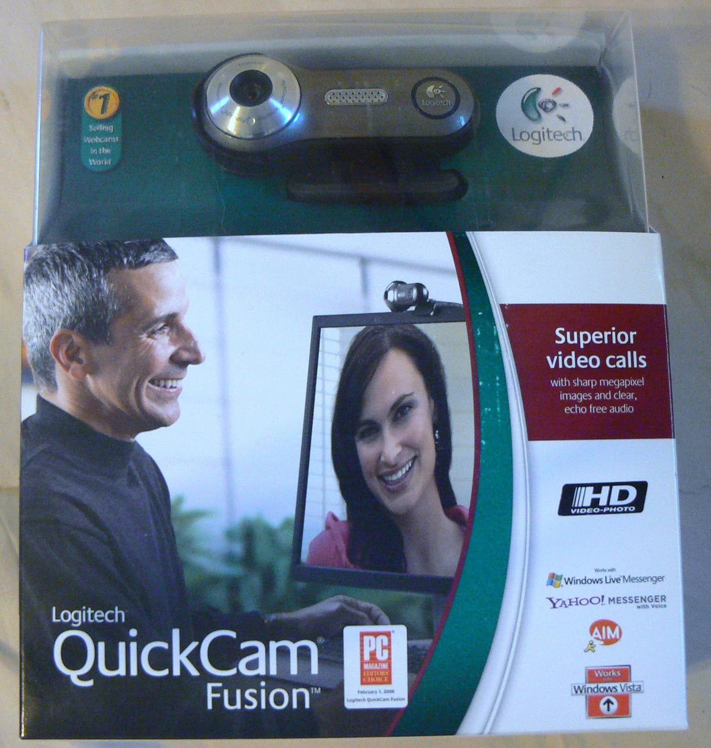 Amazon.com: Logitech Quickcam Fusion (961403-0403) : Electronics