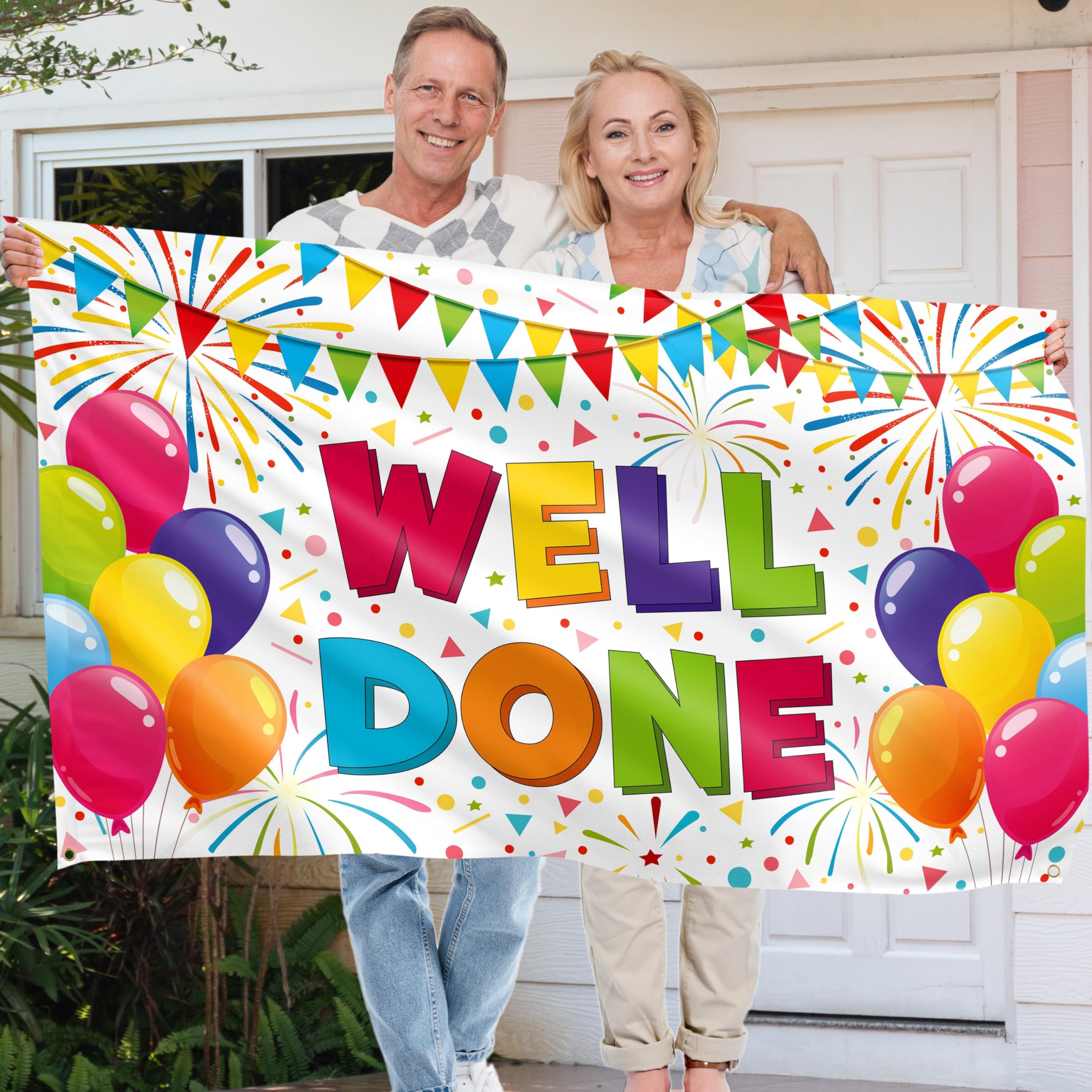 Well Done Banner – Congratulations Banner – Congratulations Decorations ...